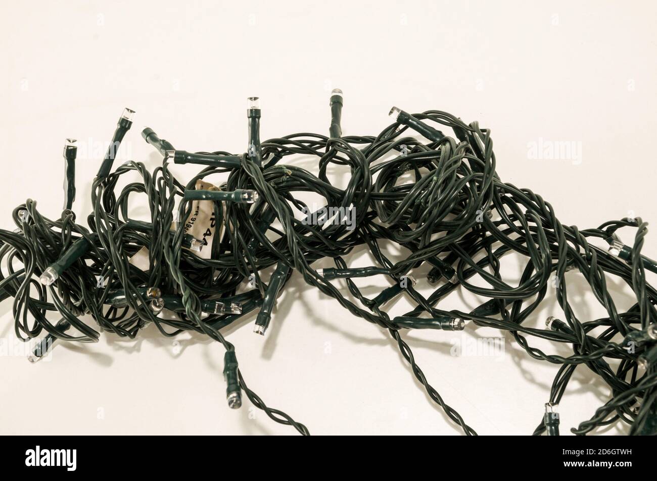 Tangled led christmas lights hi-res stock photography and images - Alamy