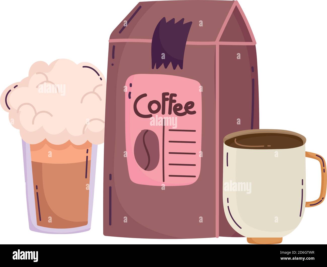 Coffee Brewing Methods Stock Vector Images - Alamy