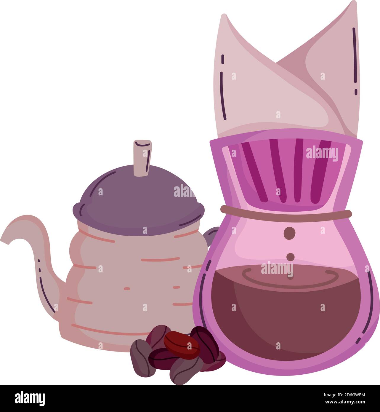 Drip kettle Cut Out Stock Images & Pictures - Alamy