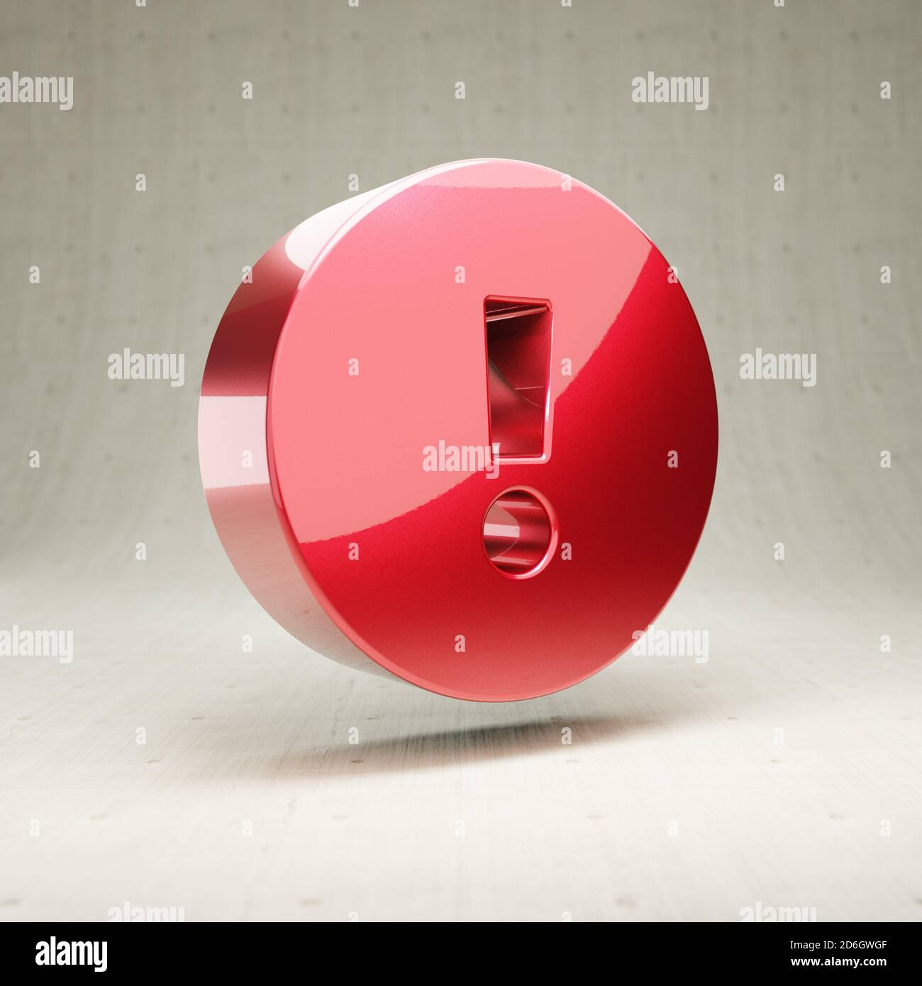 Exclamation Circle icon. Gold glossy Exclamation Circle symbol isolated ...