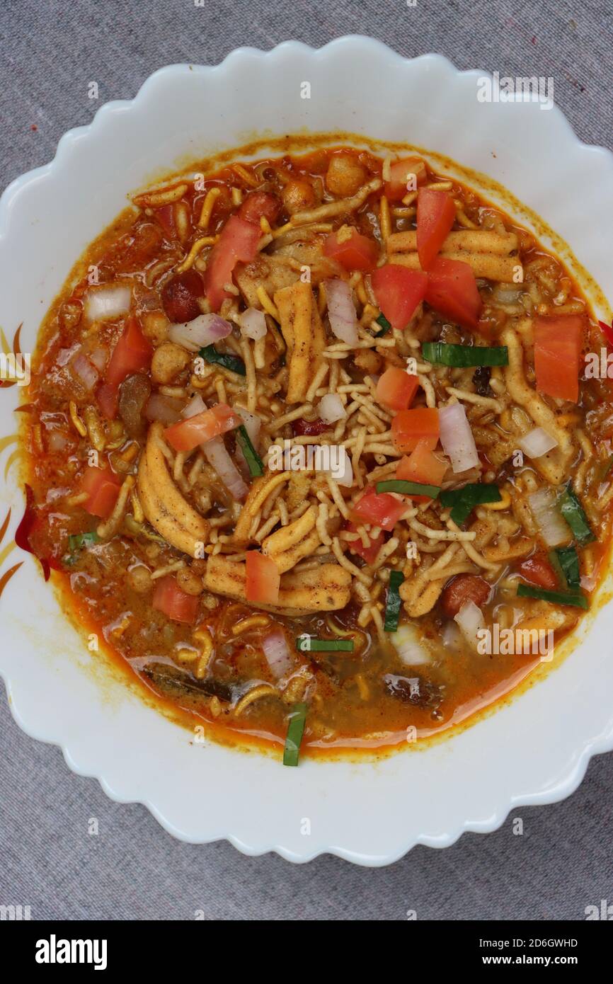 Usal or Misal is a traditional Chat food from Maharashtra, India, snack ...