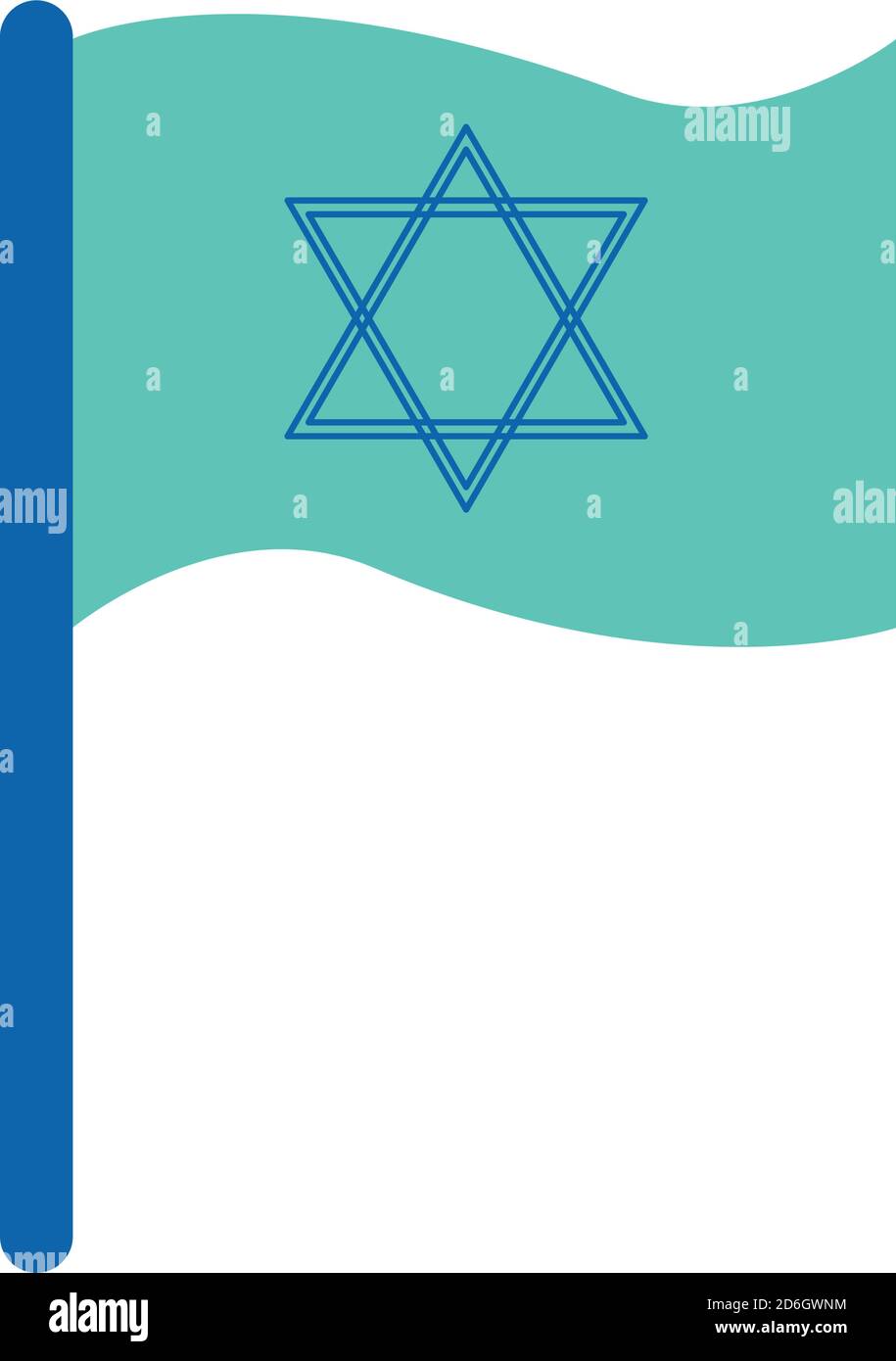 jewish flag flat style icon vector design Stock Vector Image & Art - Alamy