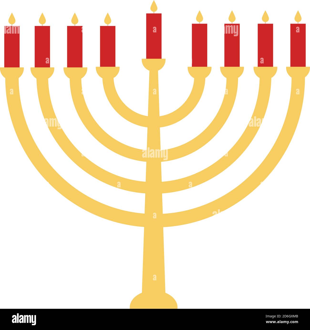 Menorah Vector High Resolution Stock Photography and Images - Alamy