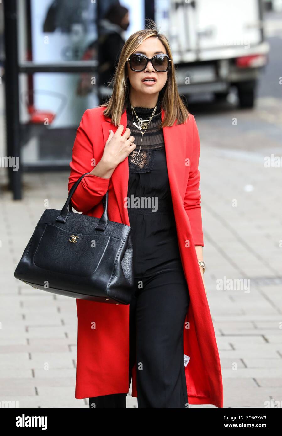 Myleene Klass, Global Radio Studios, London, UK, 16 October 2020, Photo ...