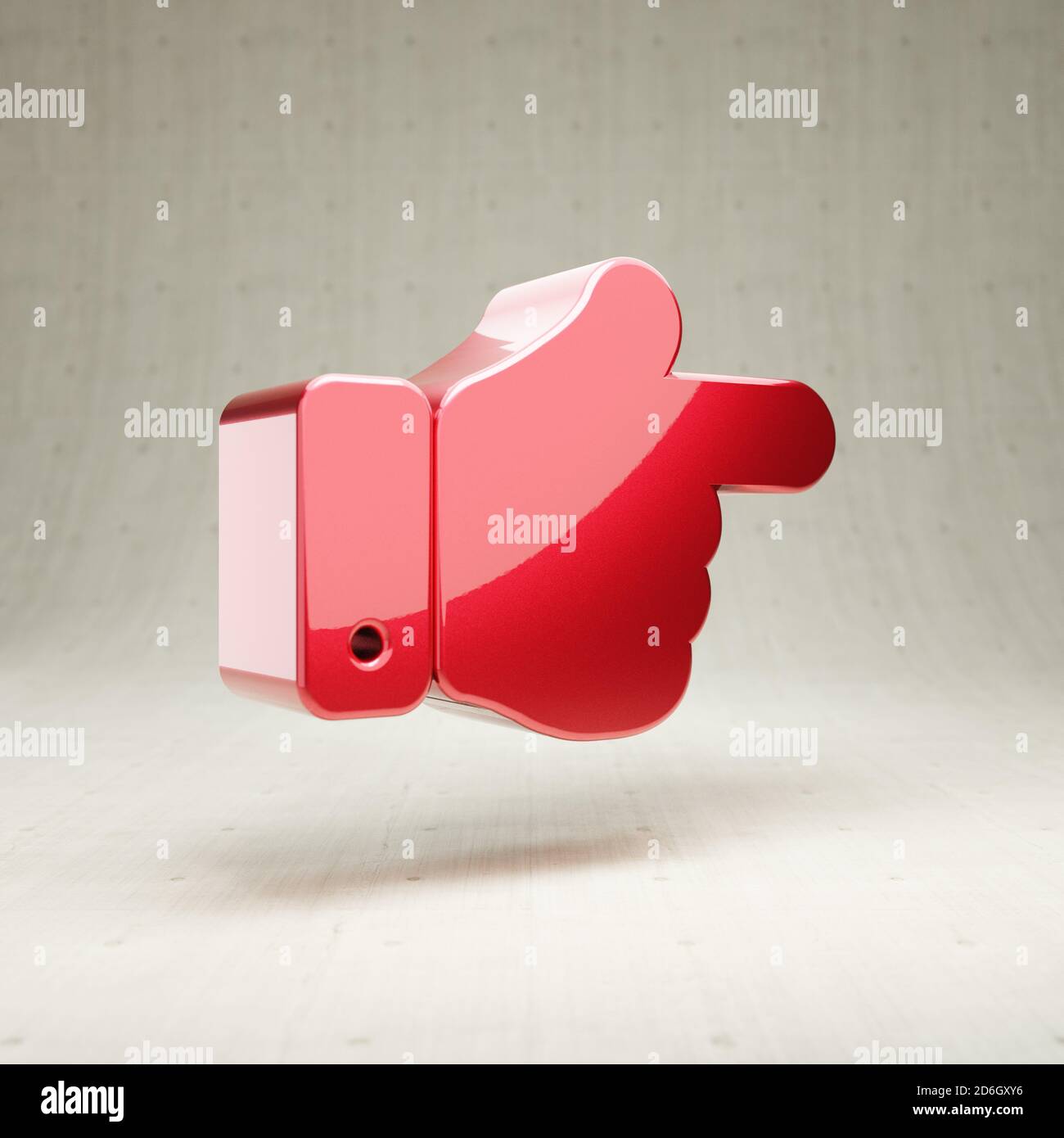 Hand Point Right icon. Gold glossy Hand Point Right symbol isolated on ...