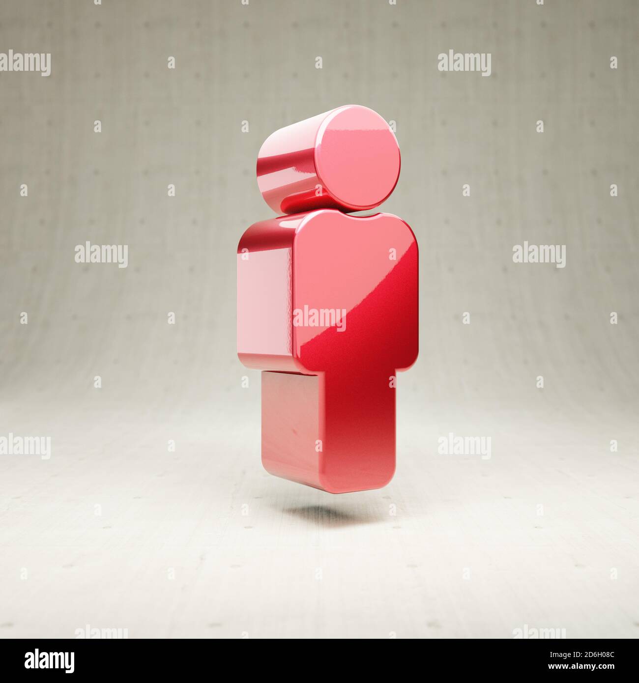 Male icon. Gold glossy Male symbol isolated on white concrete ...