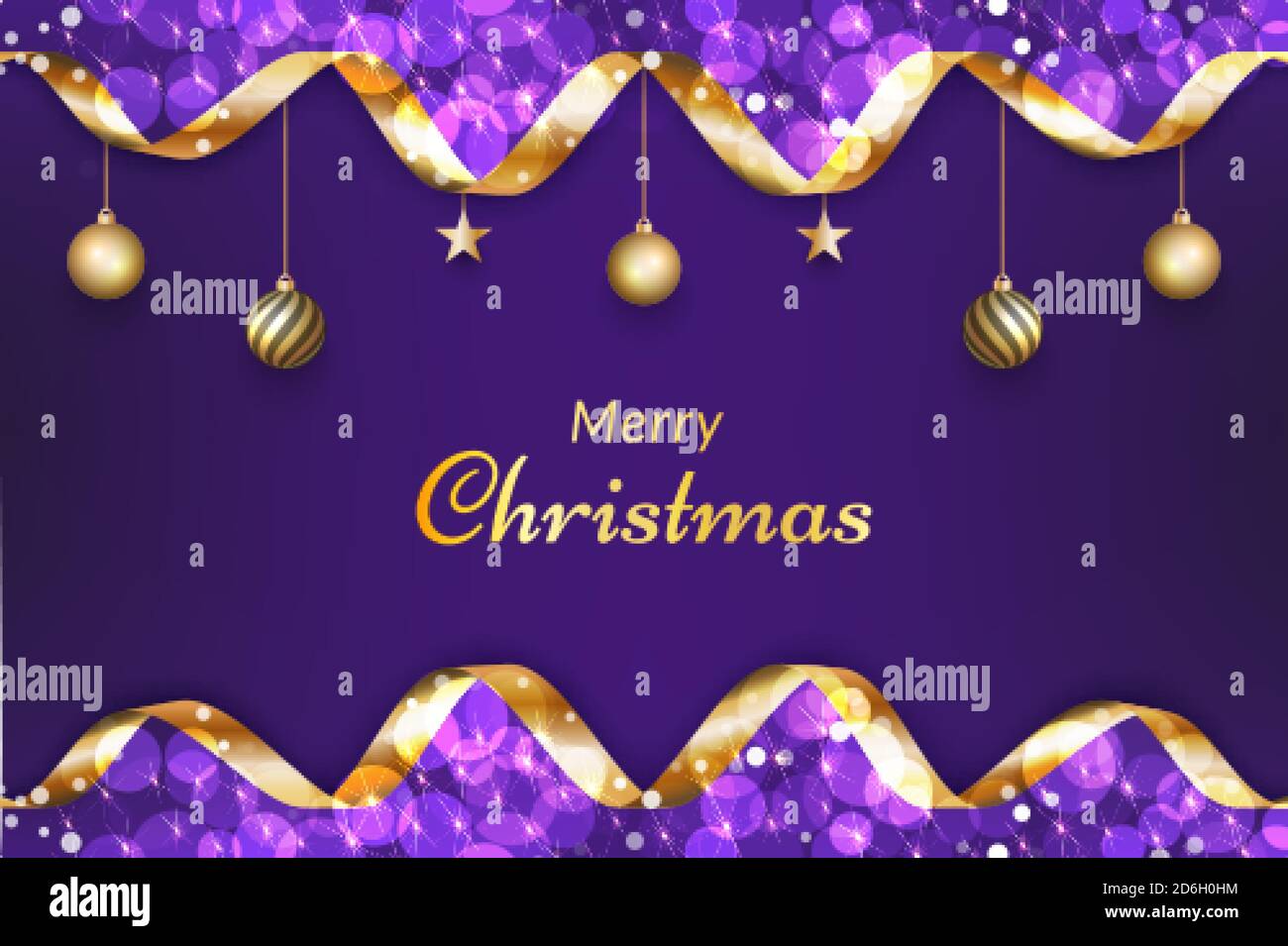Purple Christmas Wallpaper