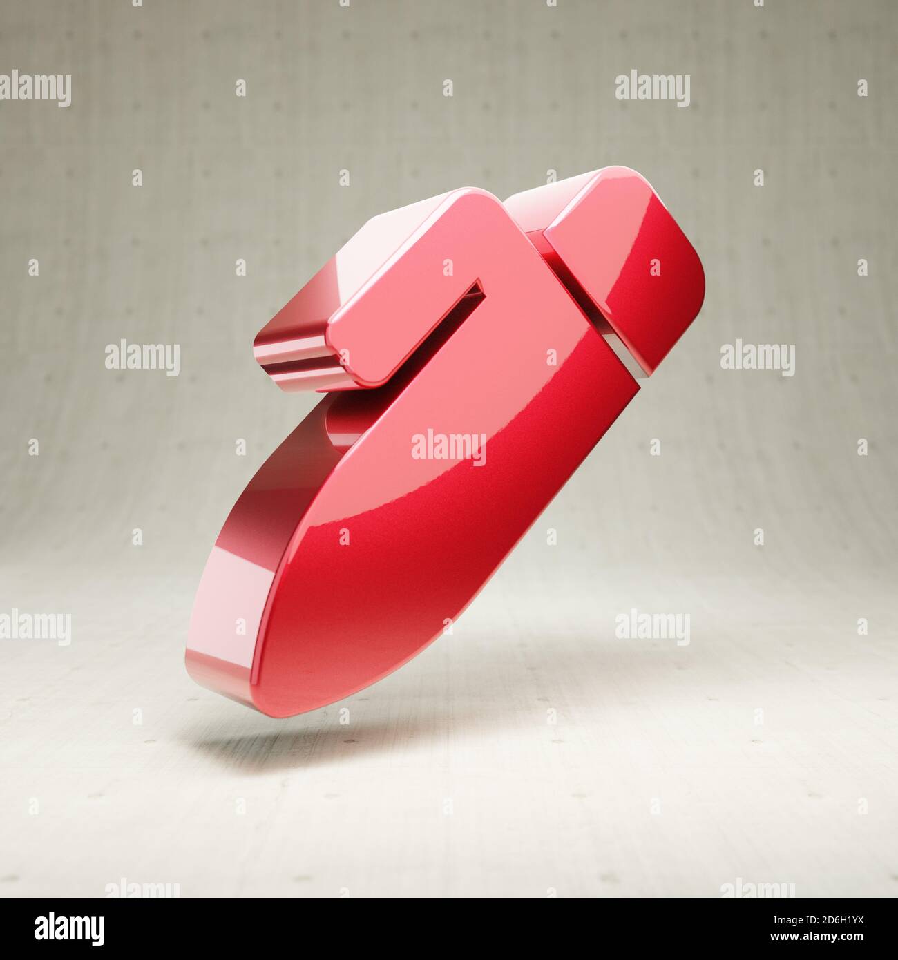 Pen icon. Gold glossy Pen symbol isolated on white concrete background ...