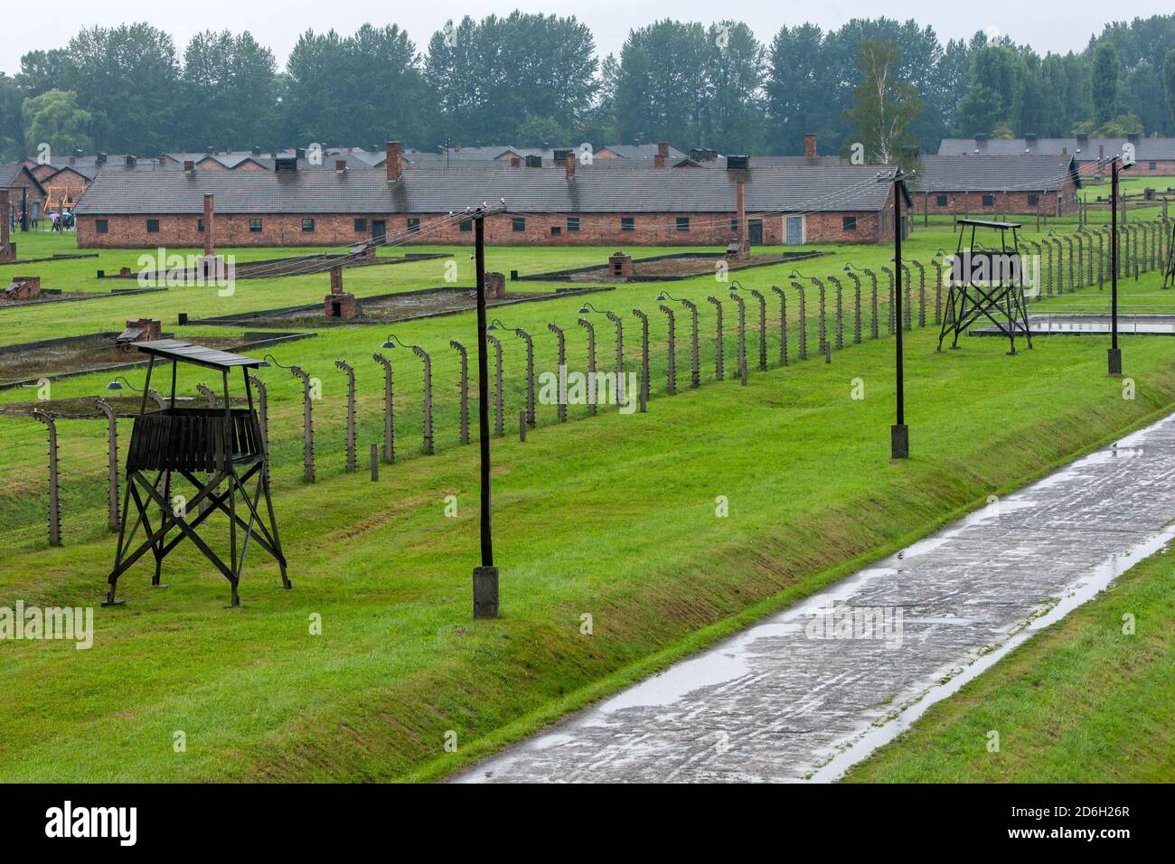 Chimneys auschwitz concentration camp hi-res stock photography and ...