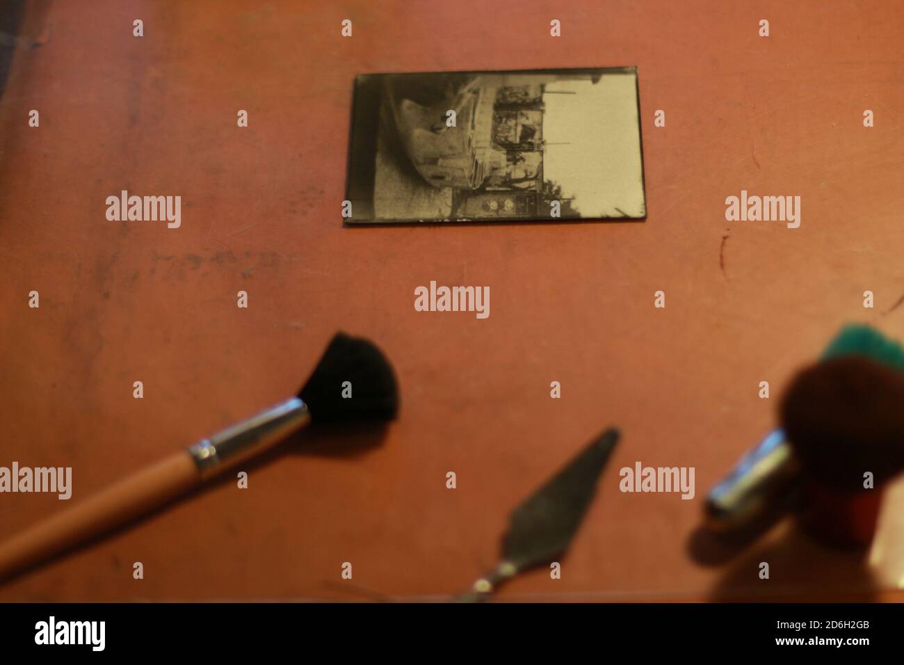 Photograph made using resinotype alternative printing process with ...