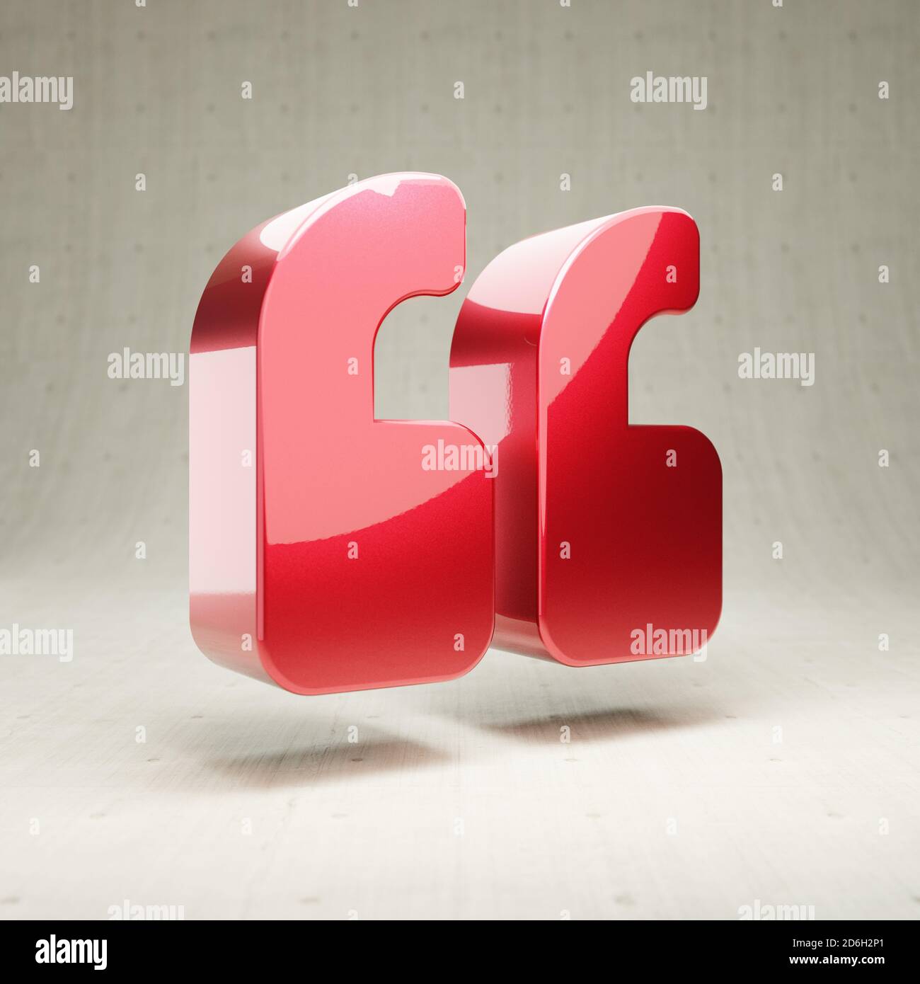 Quote Left icon. Gold glossy Quote Left symbol isolated on white ...