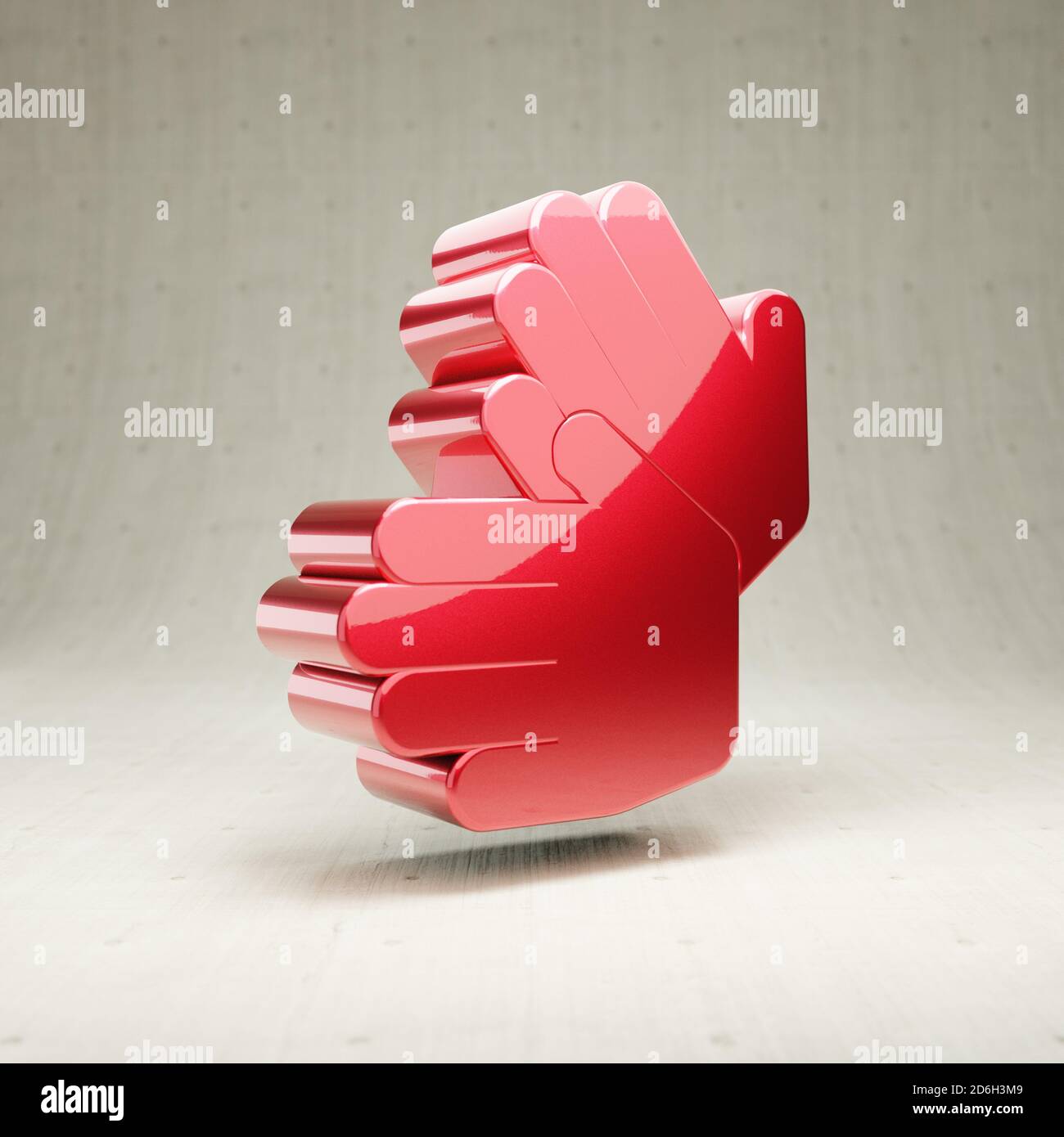 Sign Language icon. Gold glossy Sign Language symbol isolated on white ...