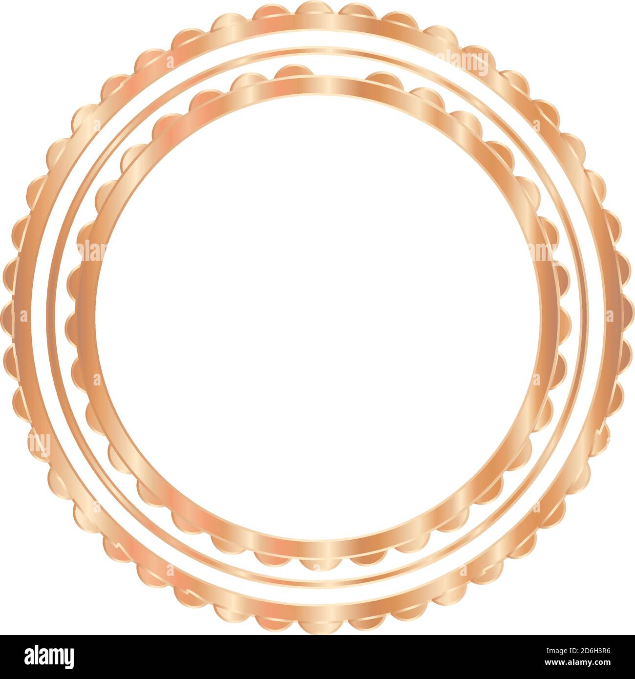 modern circle frame gold vector design Stock Vector Image & Art - Alamy