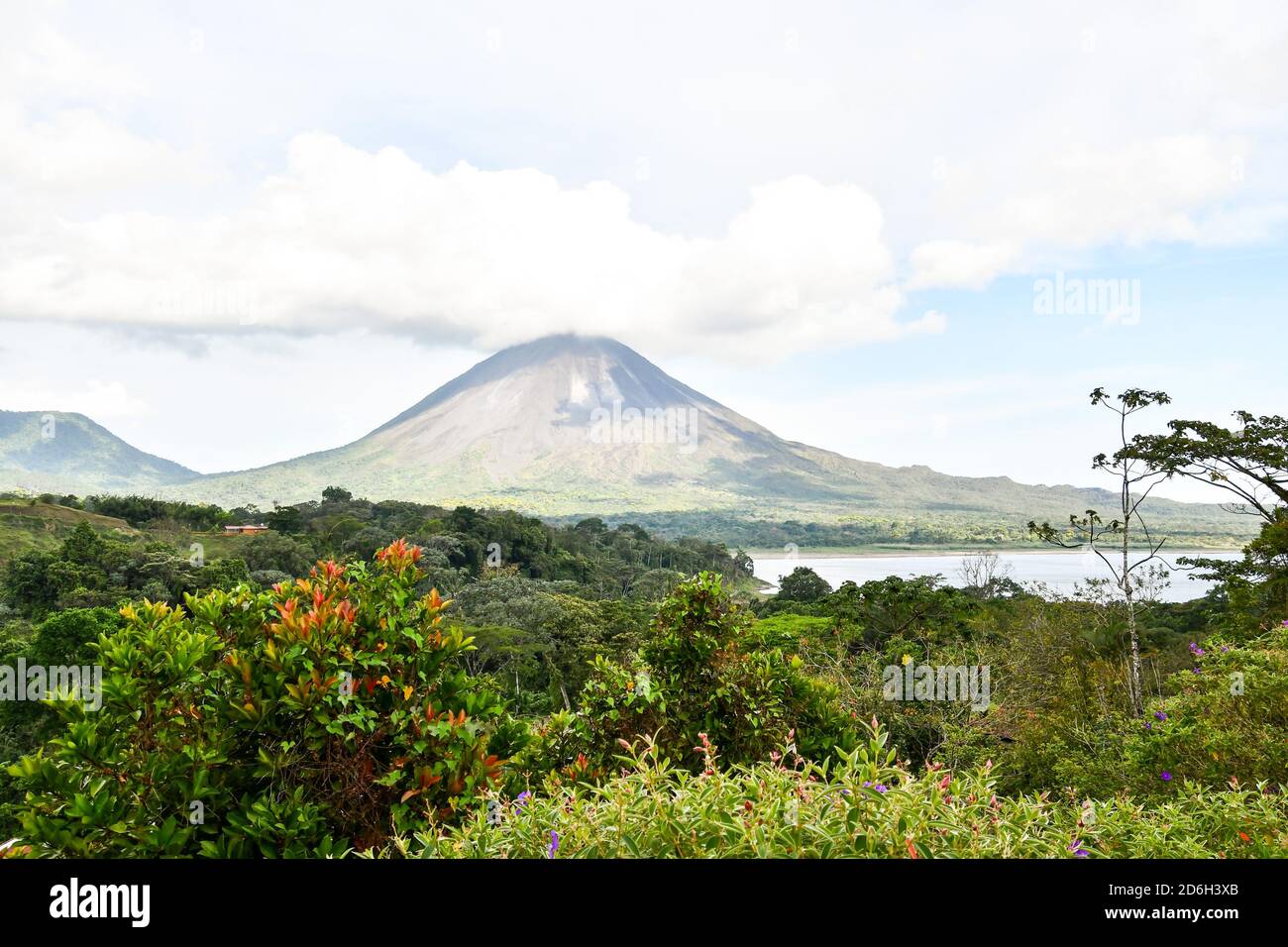 Arenal Volcano lake park in Costa rica central america Stock Photo - Alamy