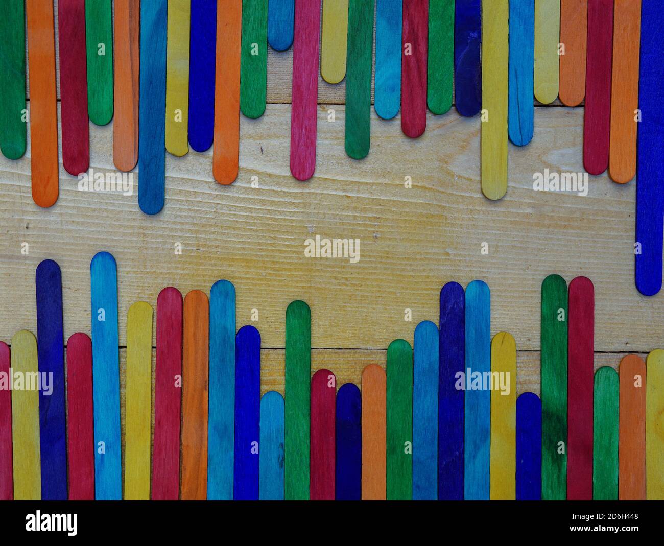 colorful stick wood on top for wallpaper and background Stock Photo - Alamy