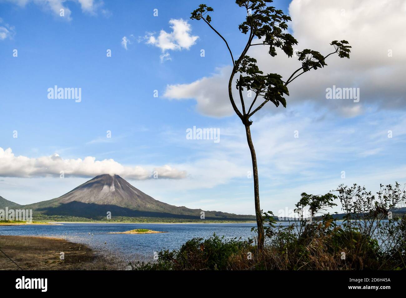 Arenal Volcano lake park in Costa rica central america Stock Photo - Alamy