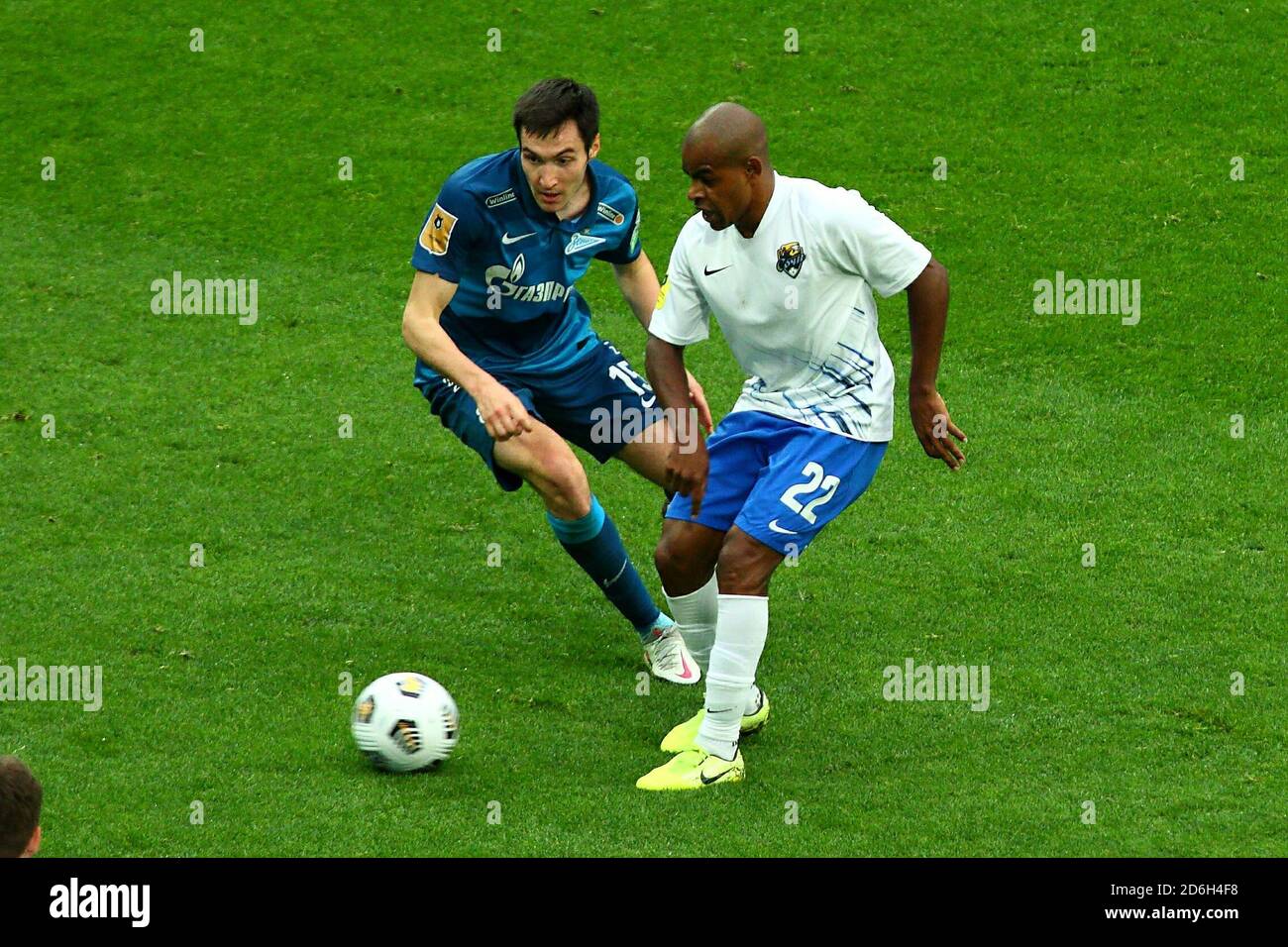 Russian Federation. Saint-Petersburg. Gazprom Arena. Football. Russian ...