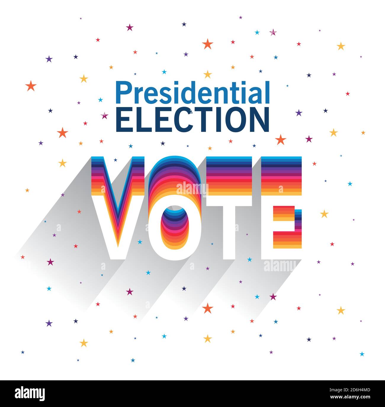 Presidential election and vote vector design Stock Vector Image & Art ...