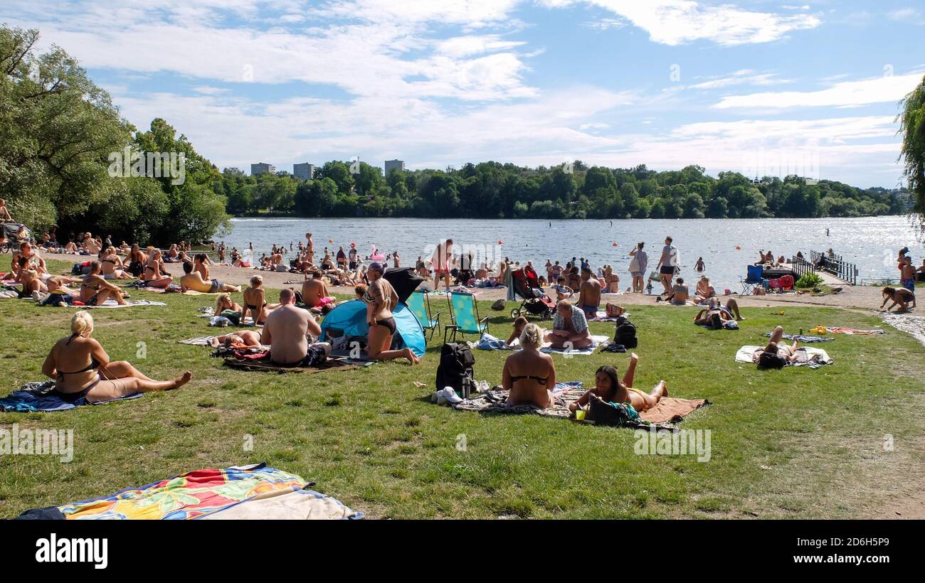 Smedsuddsbadet beach stockholm hi-res stock photography and images - Alamy