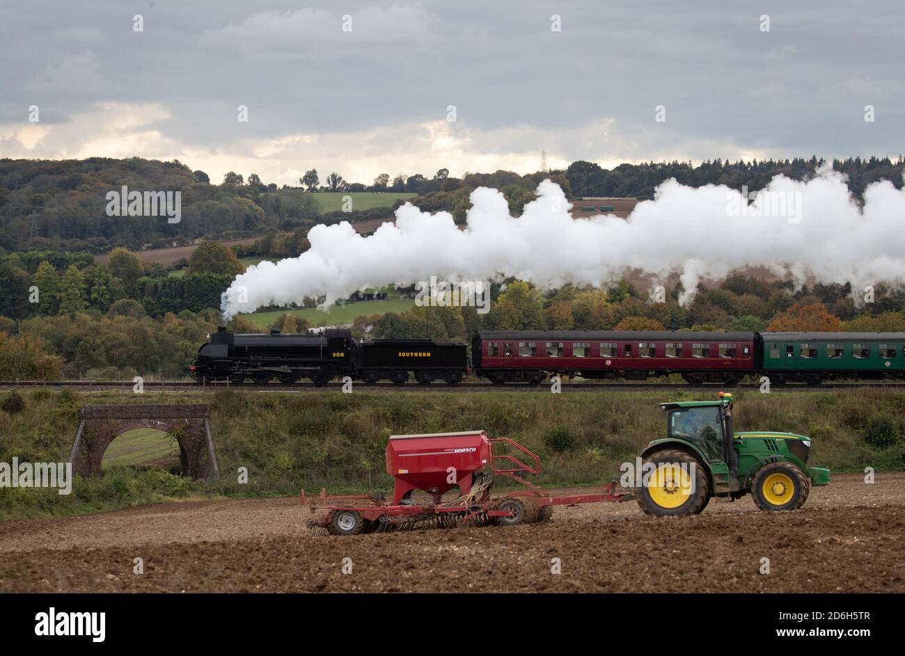 The s15 class steam locomotive 506 passes hi-res stock photography and ...