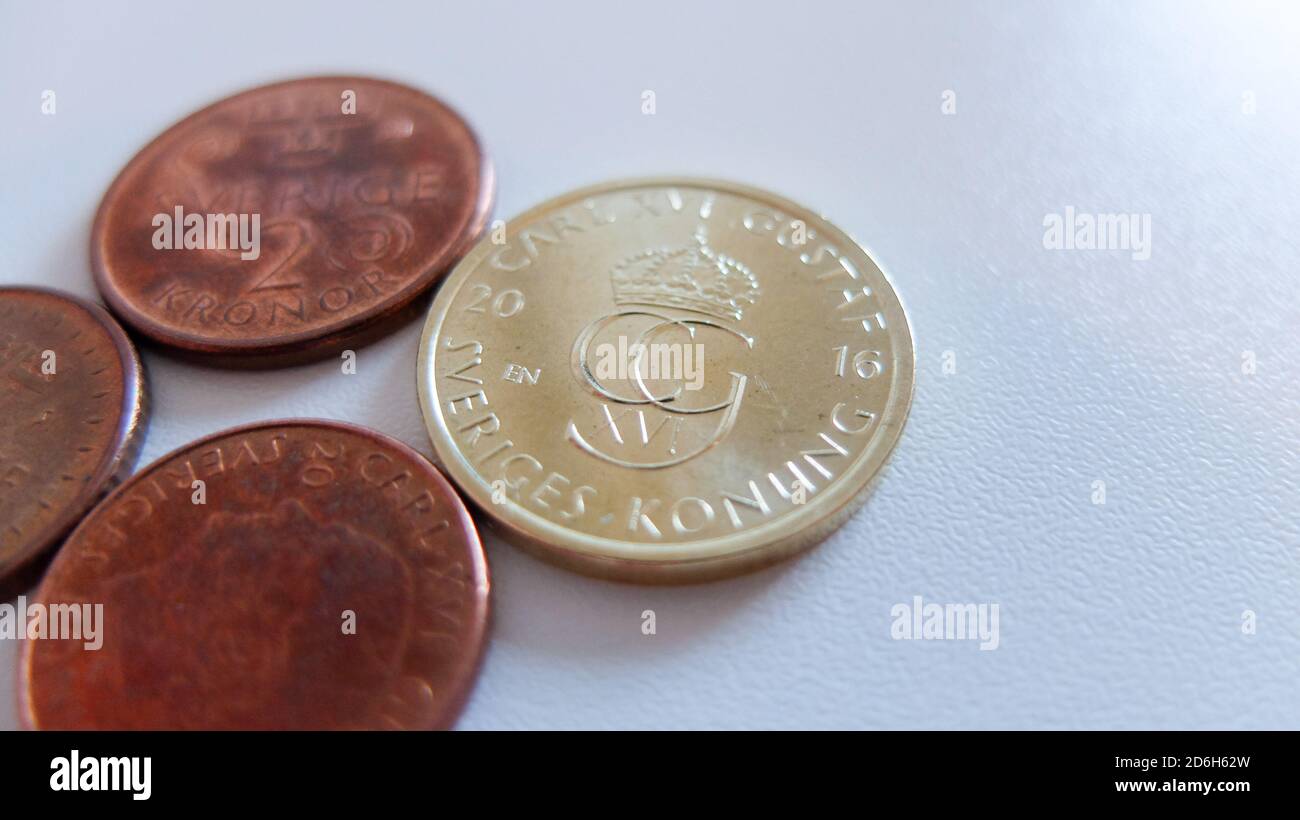 10 krona coins hi-res stock photography and images - Alamy