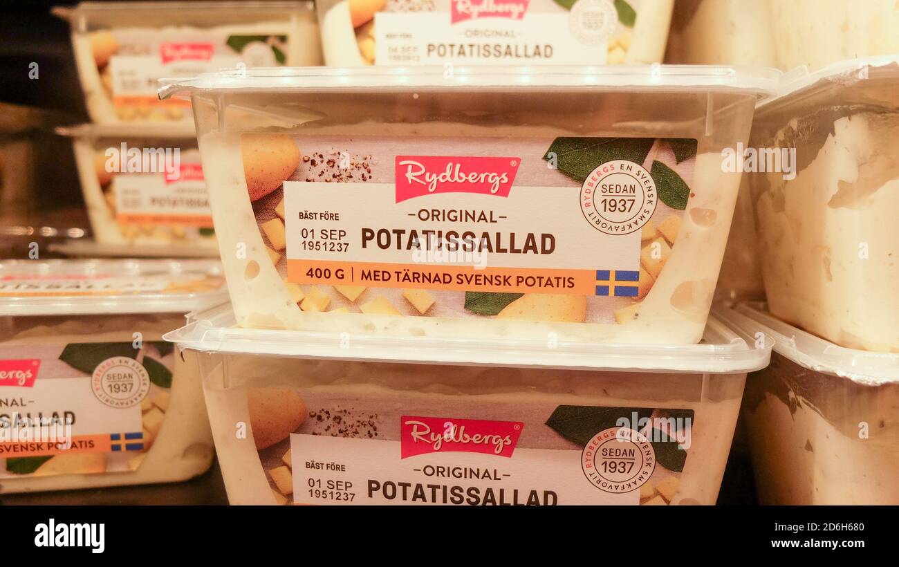 The original swedish potato salad, called « Potatis sallad » in a ...