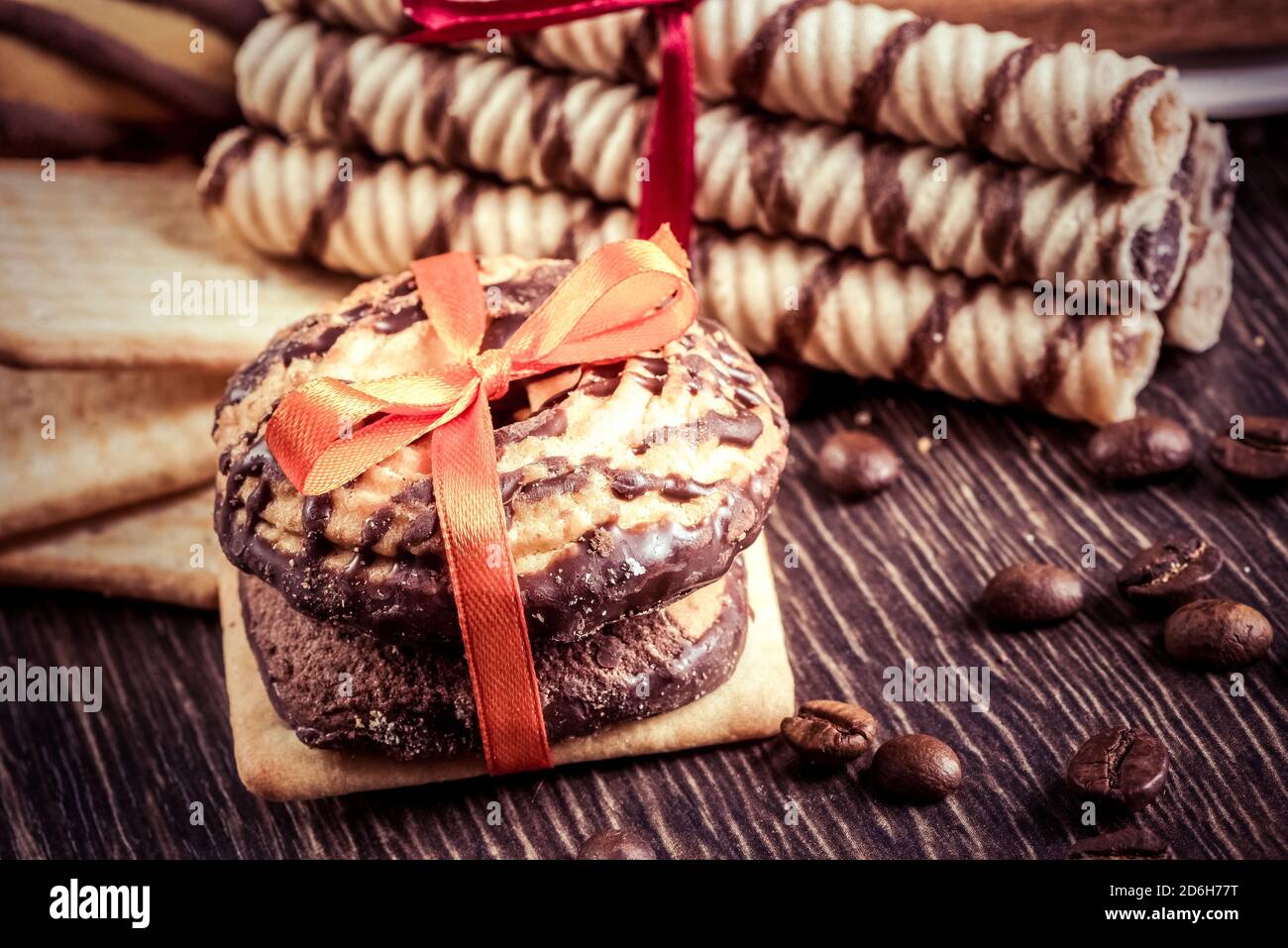 Sweets for coffee break Stock Photo - Alamy