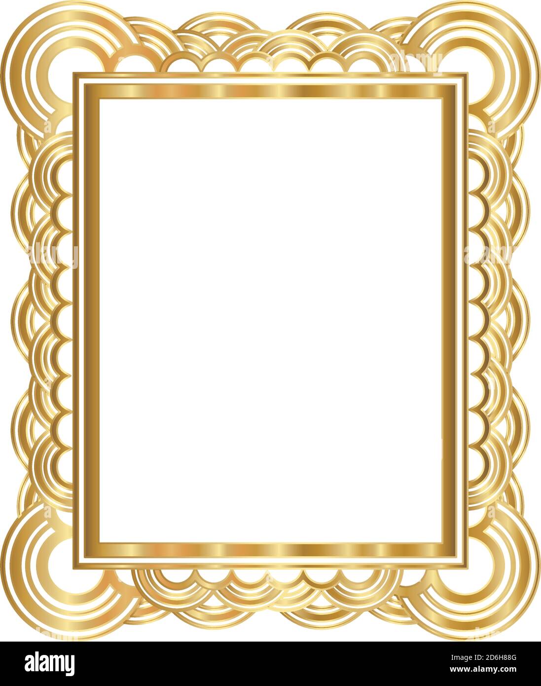 modern frame gold vector design Stock Vector Image & Art - Alamy