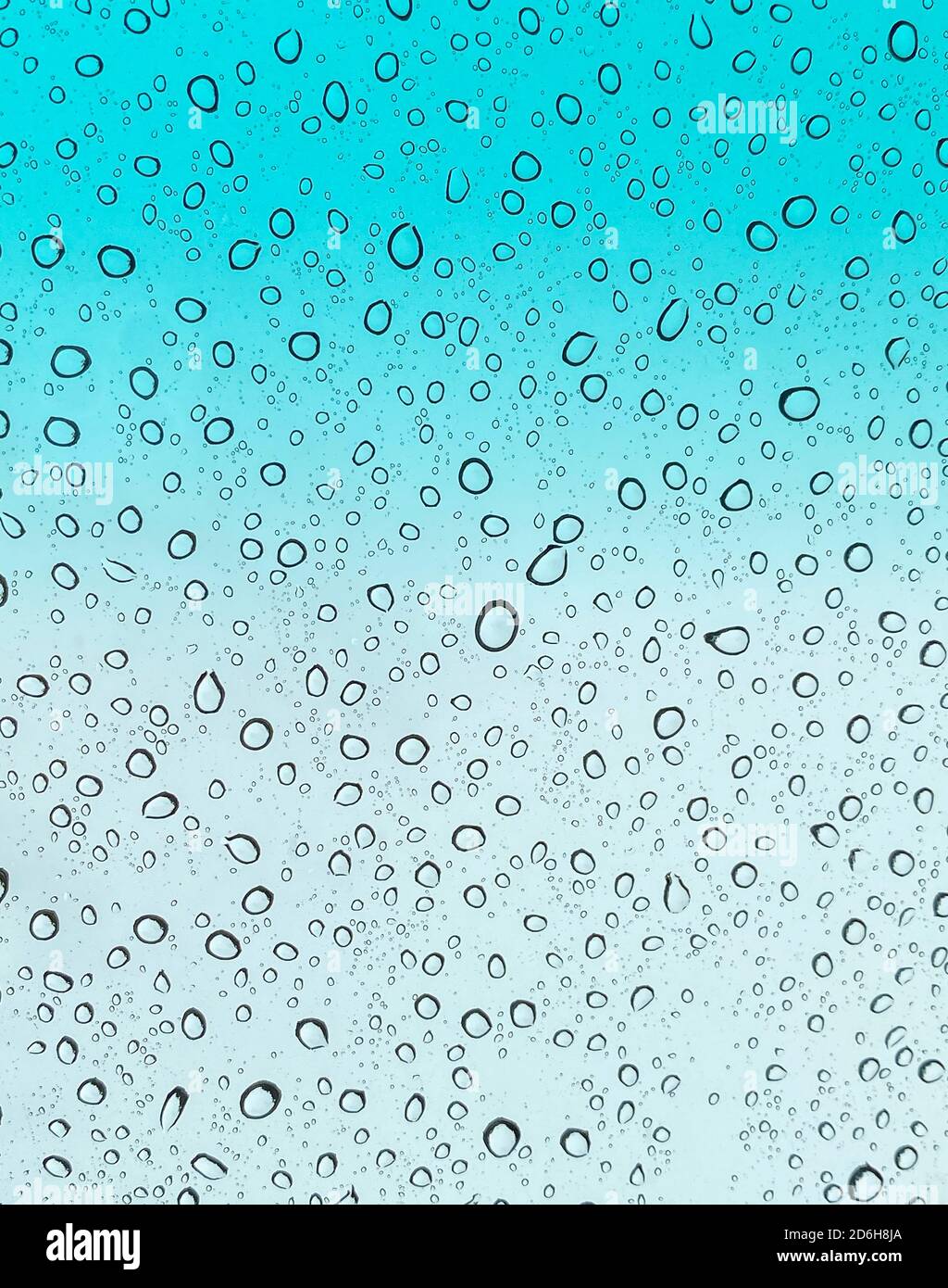 Water droplets on a car windshield Stock Photo - Alamy