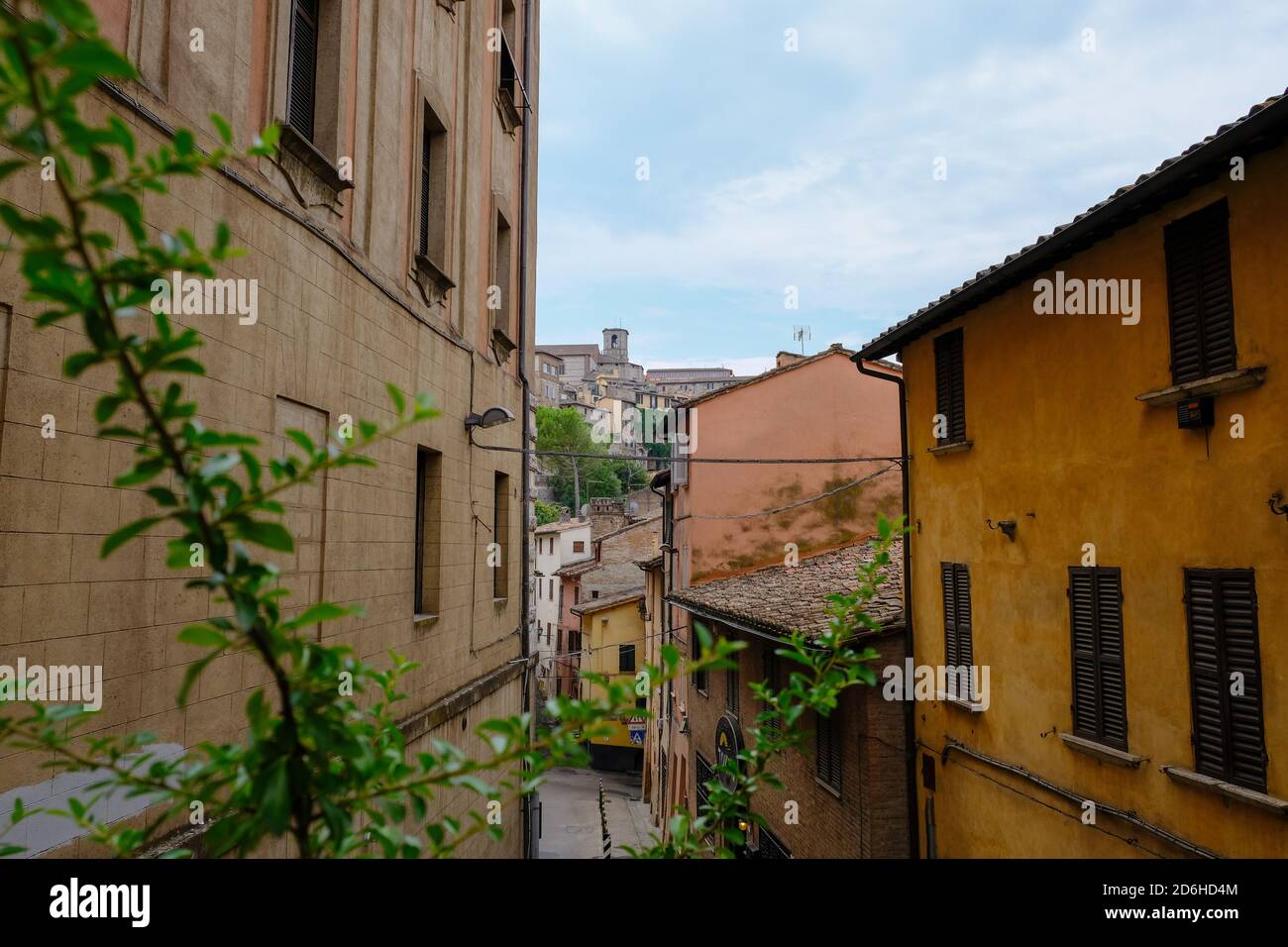 Perugia - August 2019: view of the city Stock Photo - Alamy