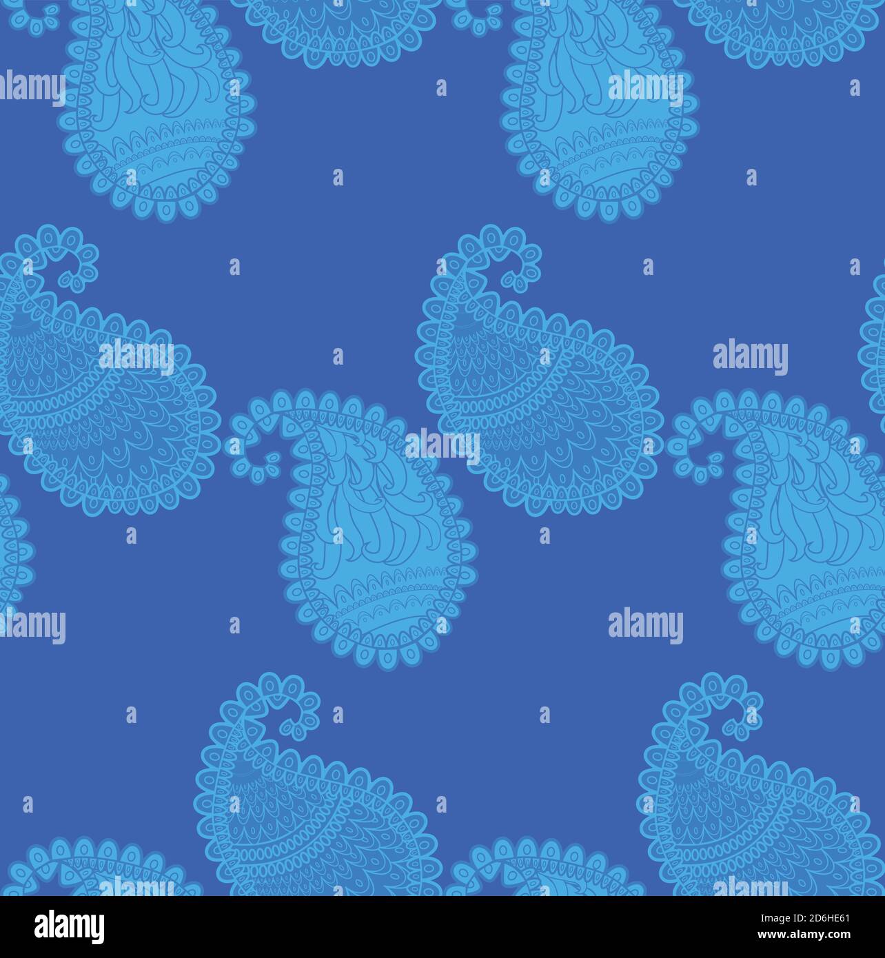 Seamless pattern of beautiful paisley cucumbers Turkish, Indian ...