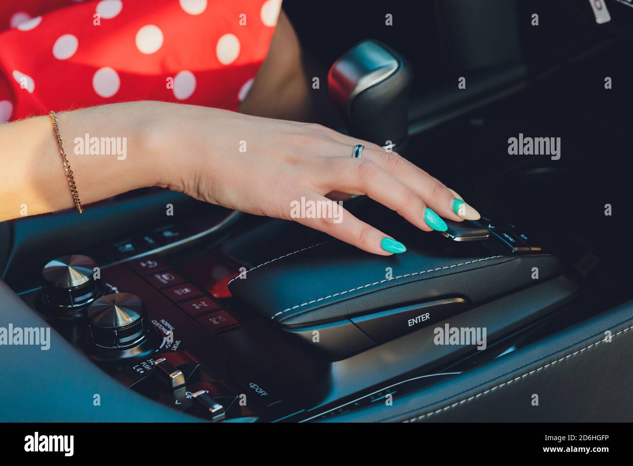 Woman Stick Shift Car High Resolution Stock Photography and Images - Alamy