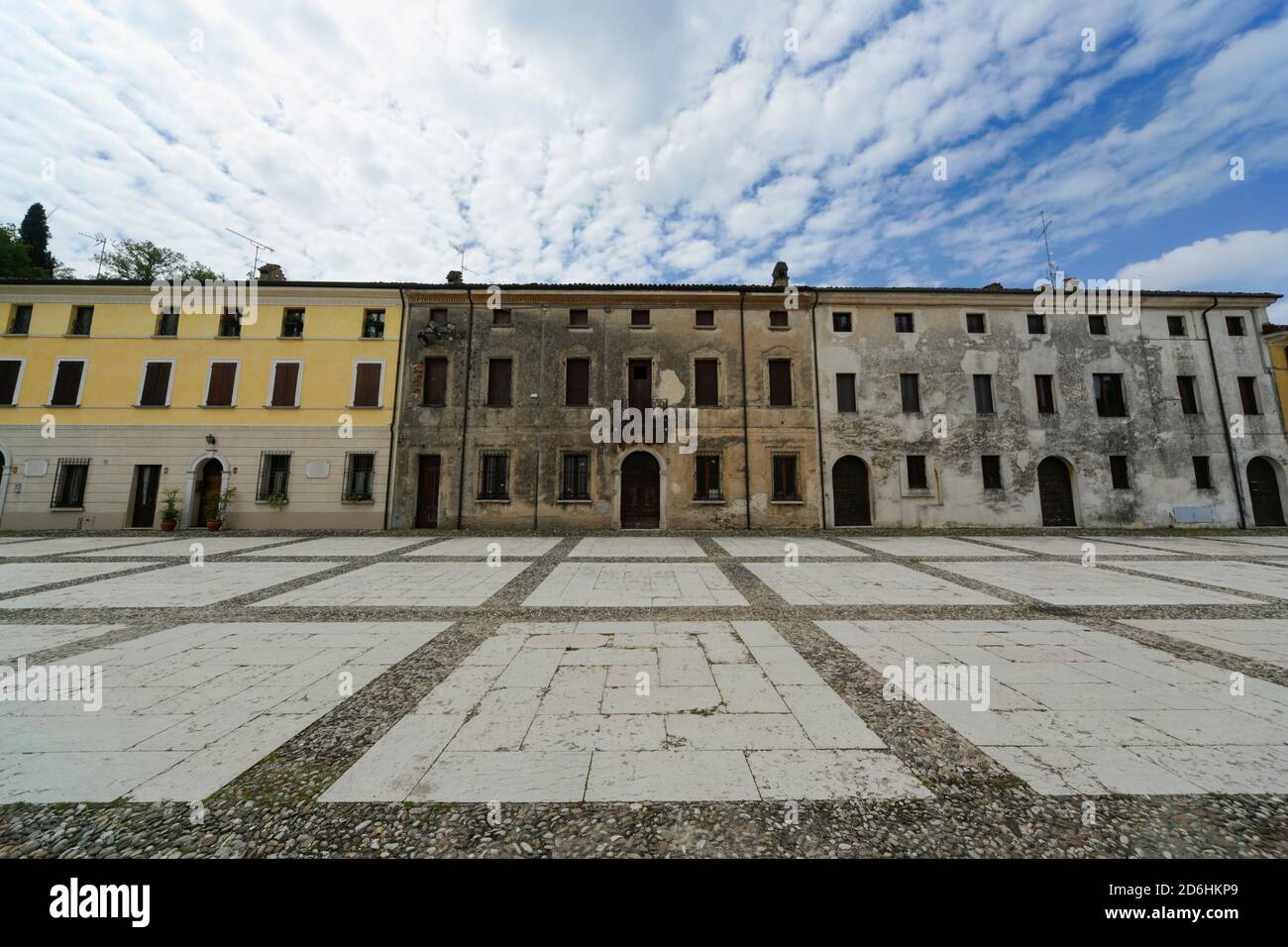 Solferino town & fort Stock Photo - Alamy