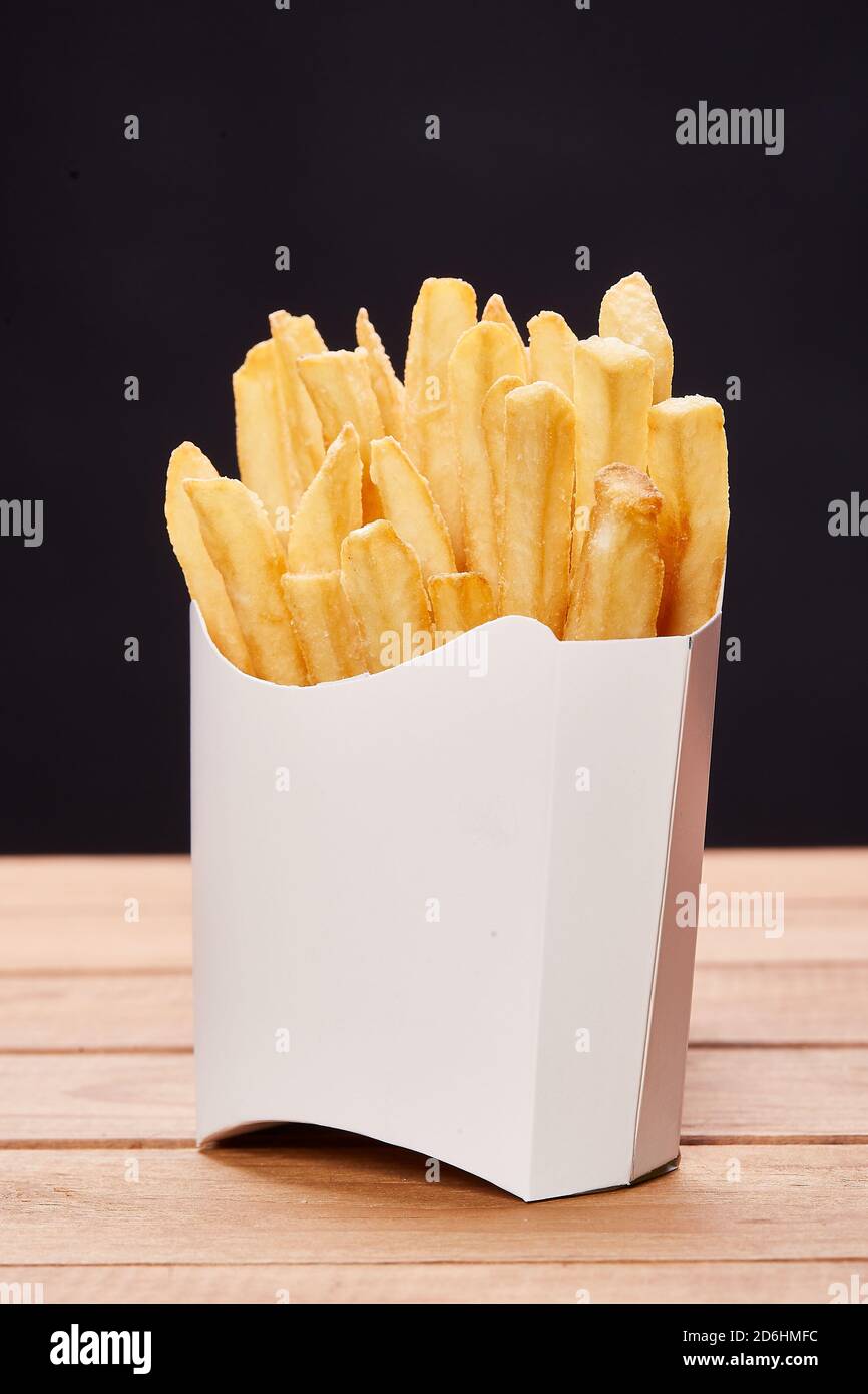French fries in a bag hi-res stock photography and images - Alamy