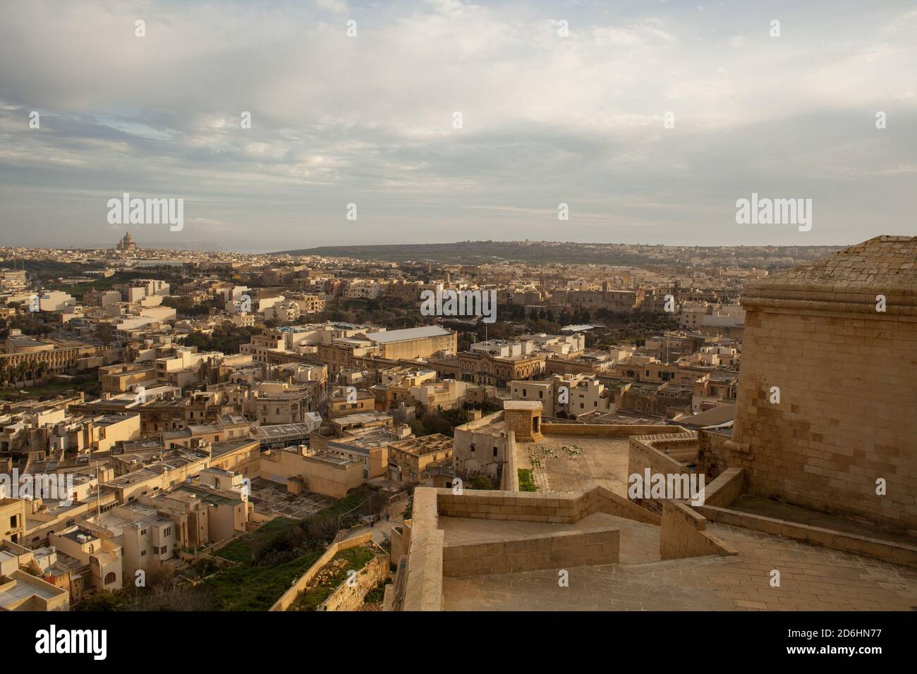 Panorama of Rabat, Gozo, Malta Stock Photo - Alamy