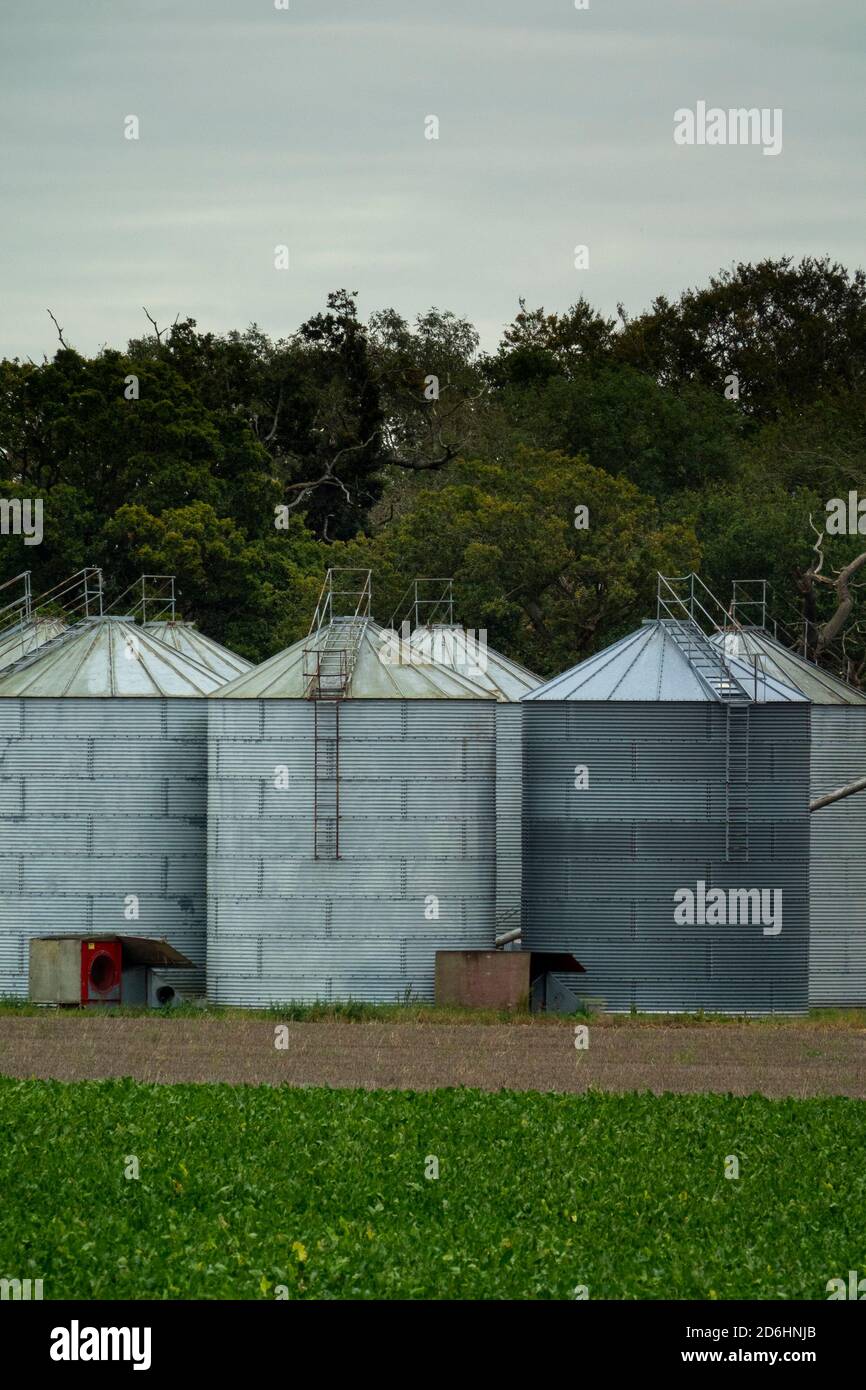 Farm silos uk hi-res stock photography and images - Alamy