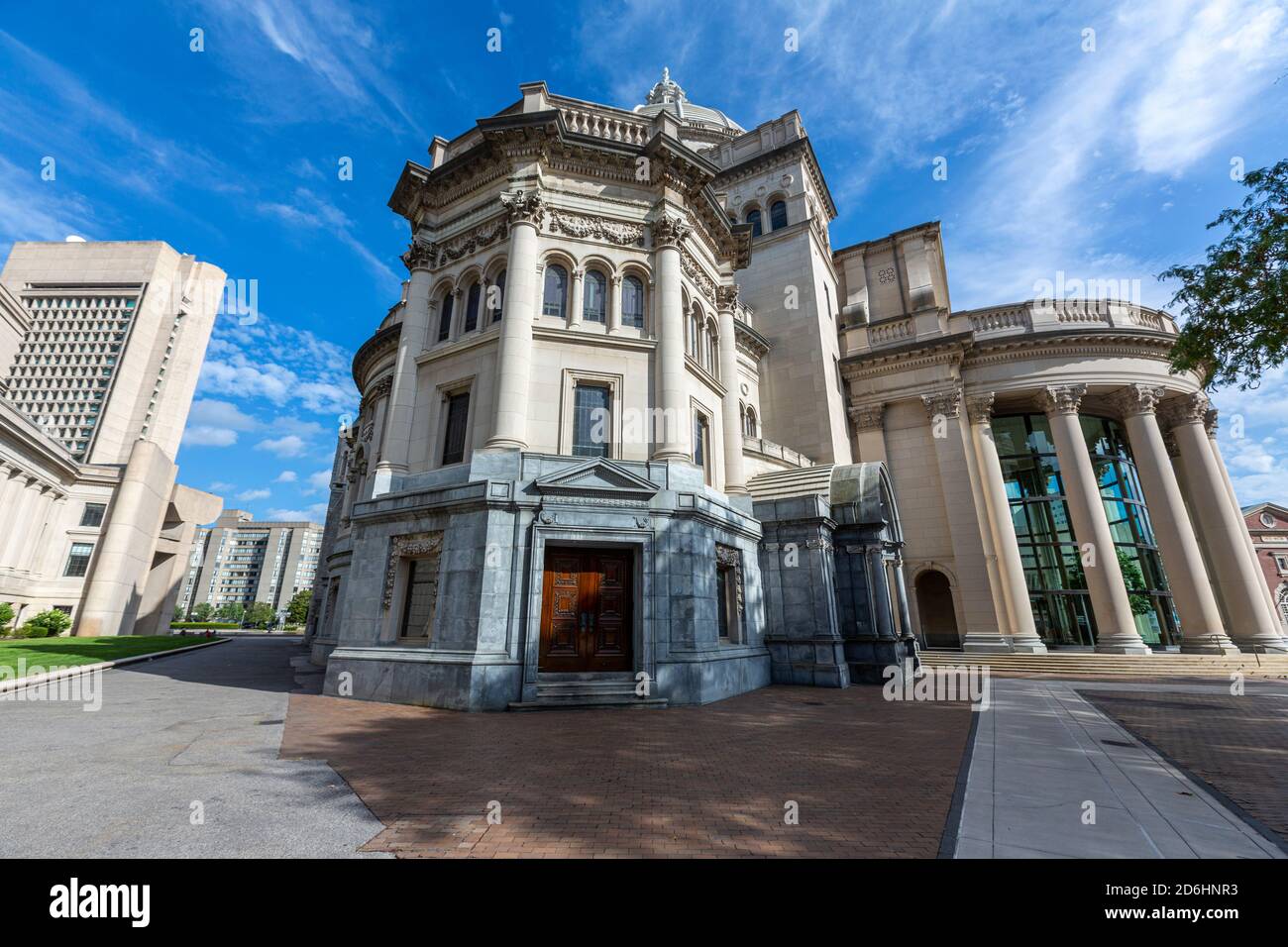 Christian science plaza hi-res stock photography and images - Alamy