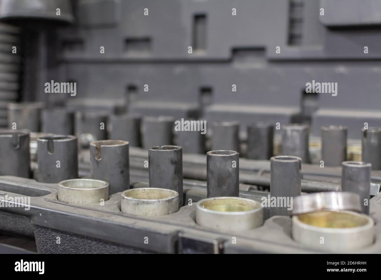 Set of hex head wrenches. Spanner head set Stock Photo - Alamy