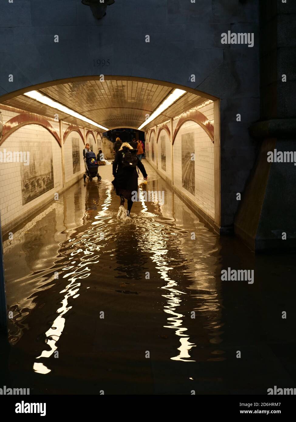 Flood flooding water underpass hi-res stock photography and images - Alamy