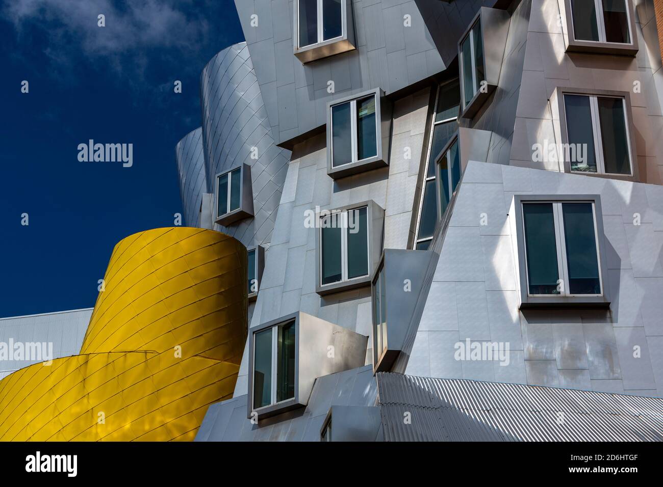 The Ray and Maria Stata Center or Building 32, designed by Frank Gehry ...