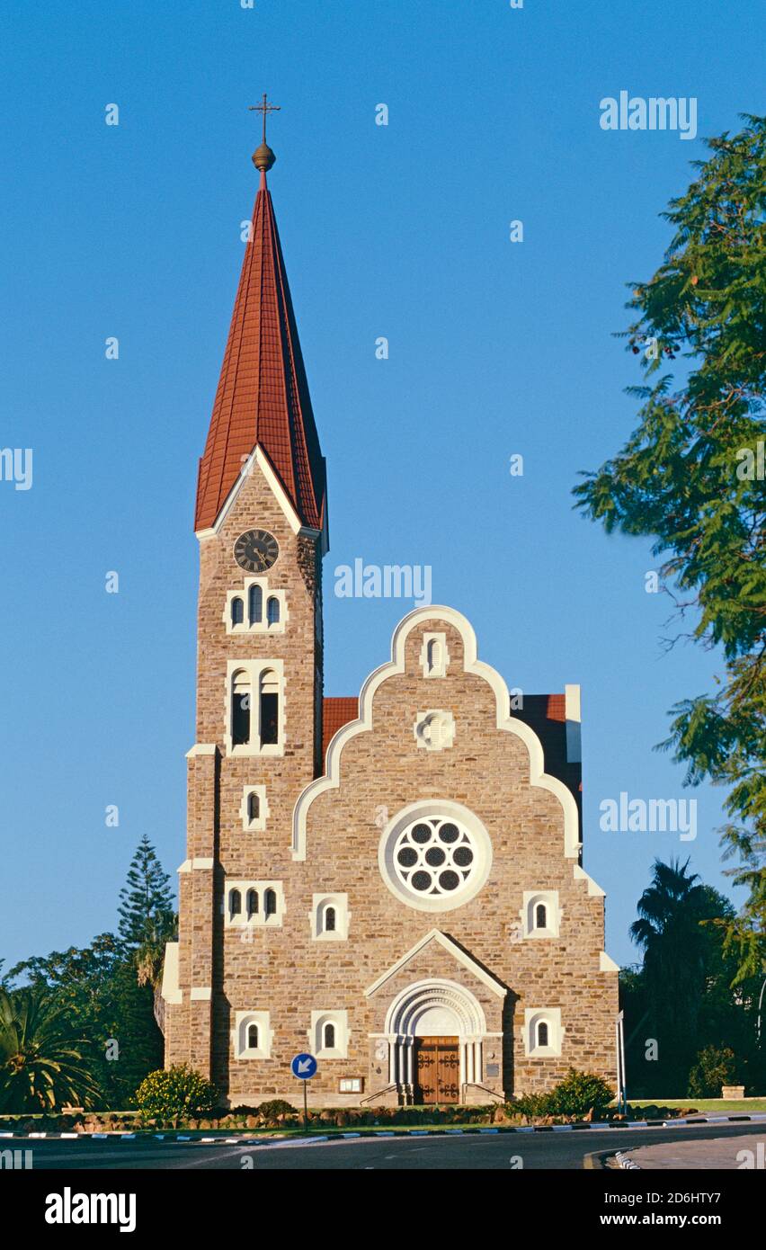 Christuskirche Church, Windhoek, Namibia, Africa Stock Photo - Alamy