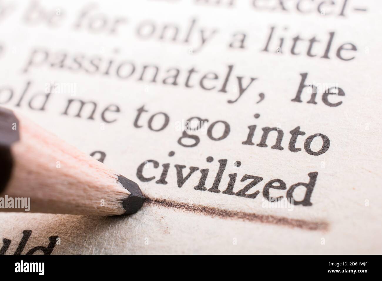 Underlining in book hi-res stock photography and images - Alamy