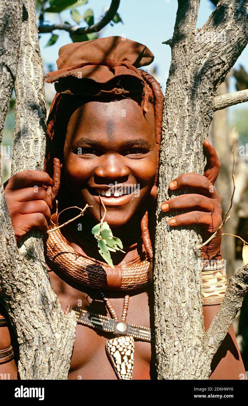 Smiling young himba hi-res stock photography and images - Alamy