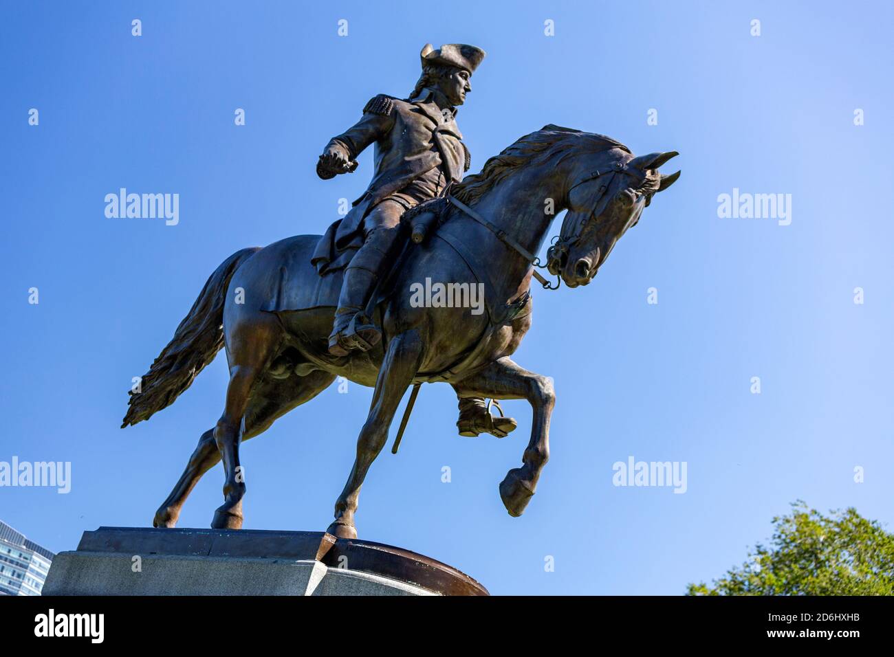 George Washington Statue, Boston Public Garden, Boston, Massachusetts ...
