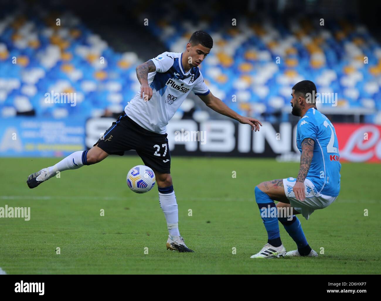 Naples, Italy. 17th Oct, 2020. Atalanta's Italian defender Fabio ...