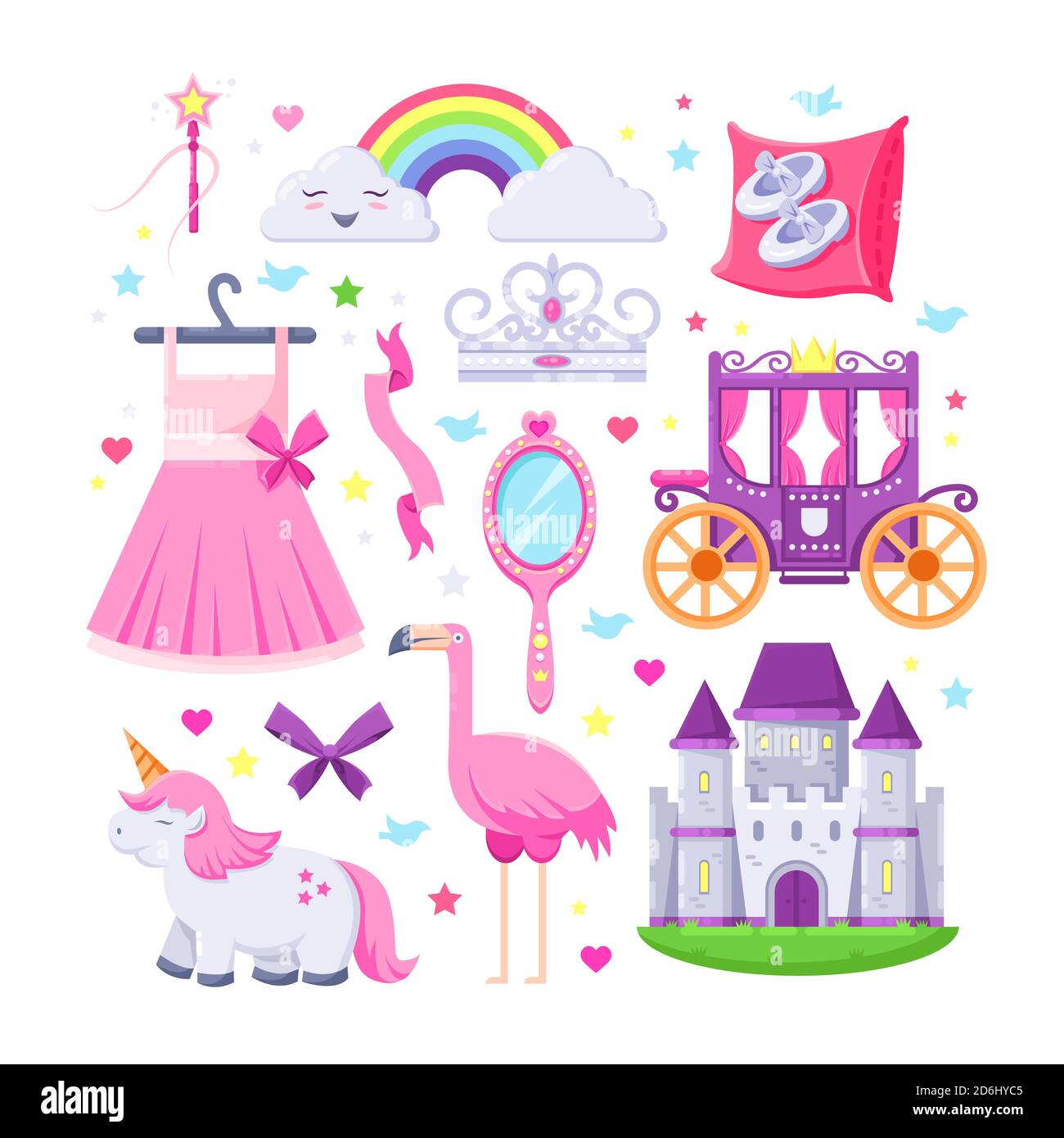 Little girl kids game rainbow Stock Vector Images - Alamy