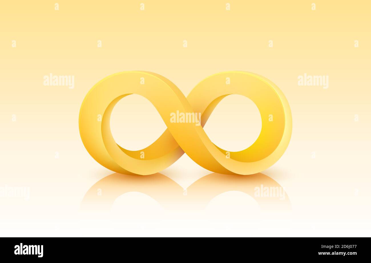 Infinity color icon, sign element graphic. Vector illustration Stock ...