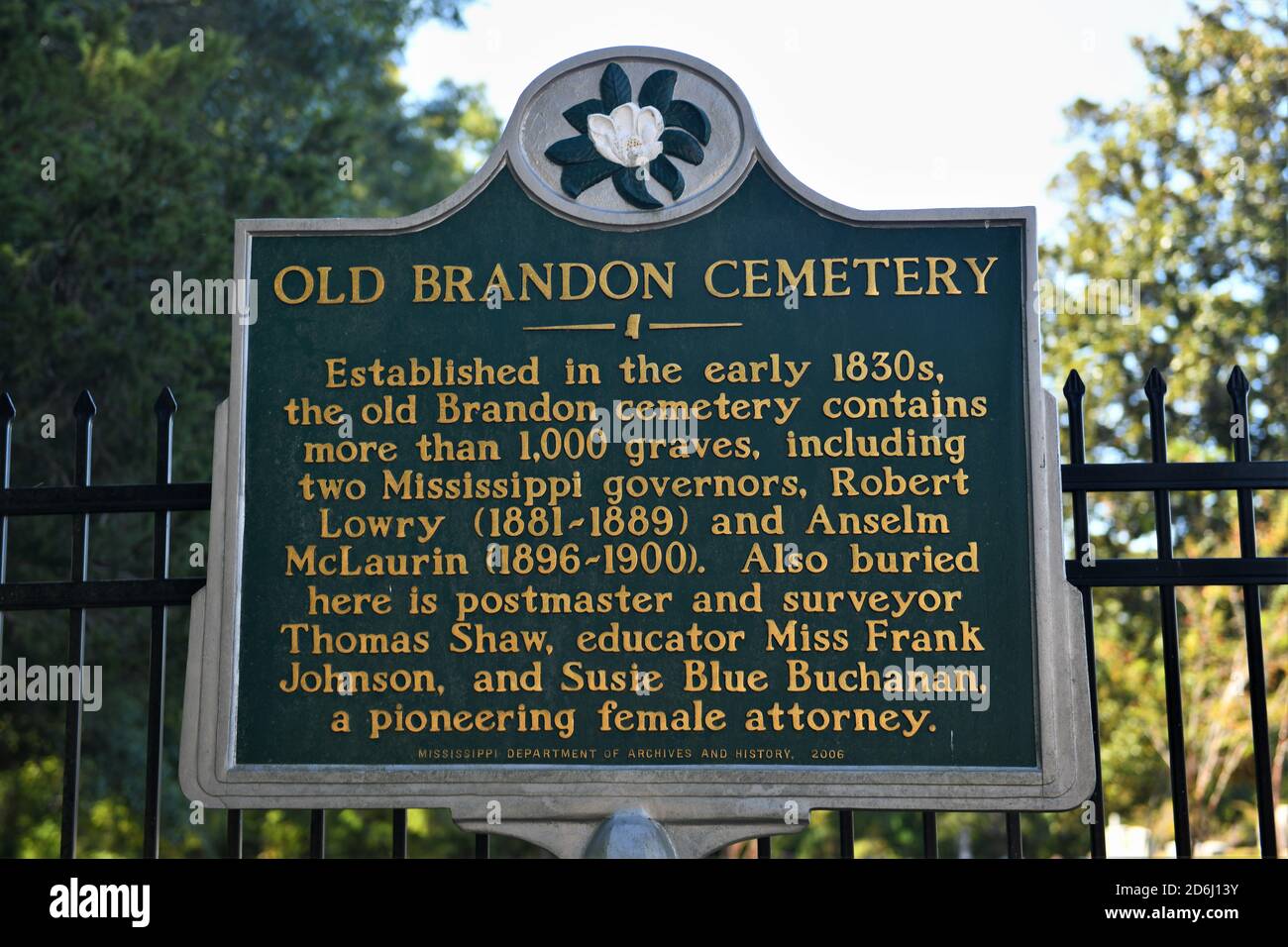 Old brandon cemetery hi-res stock photography and images - Alamy