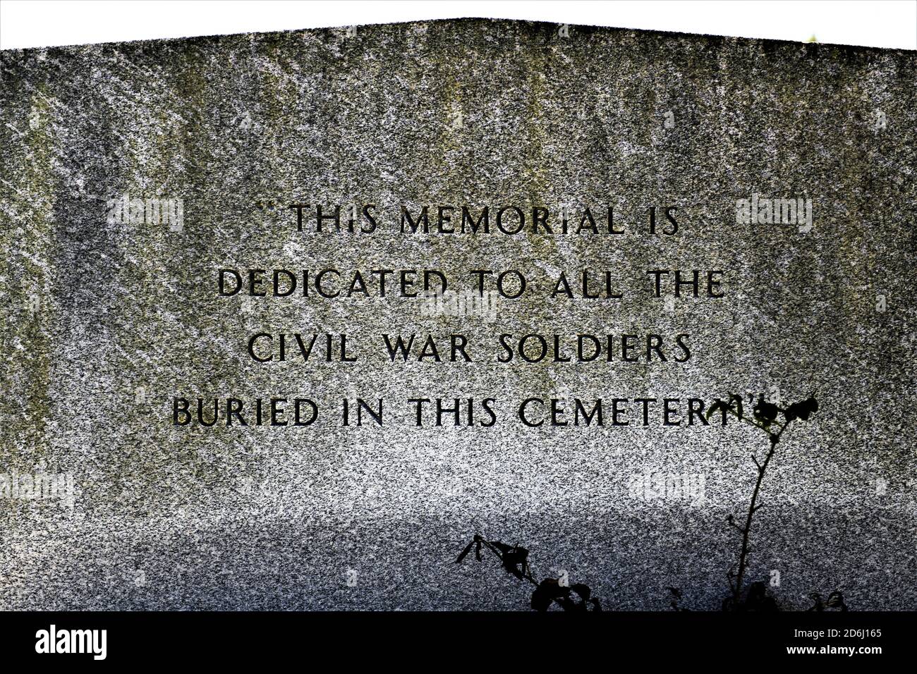 The monument dedicated to all the soldiers who are buried in the old ...