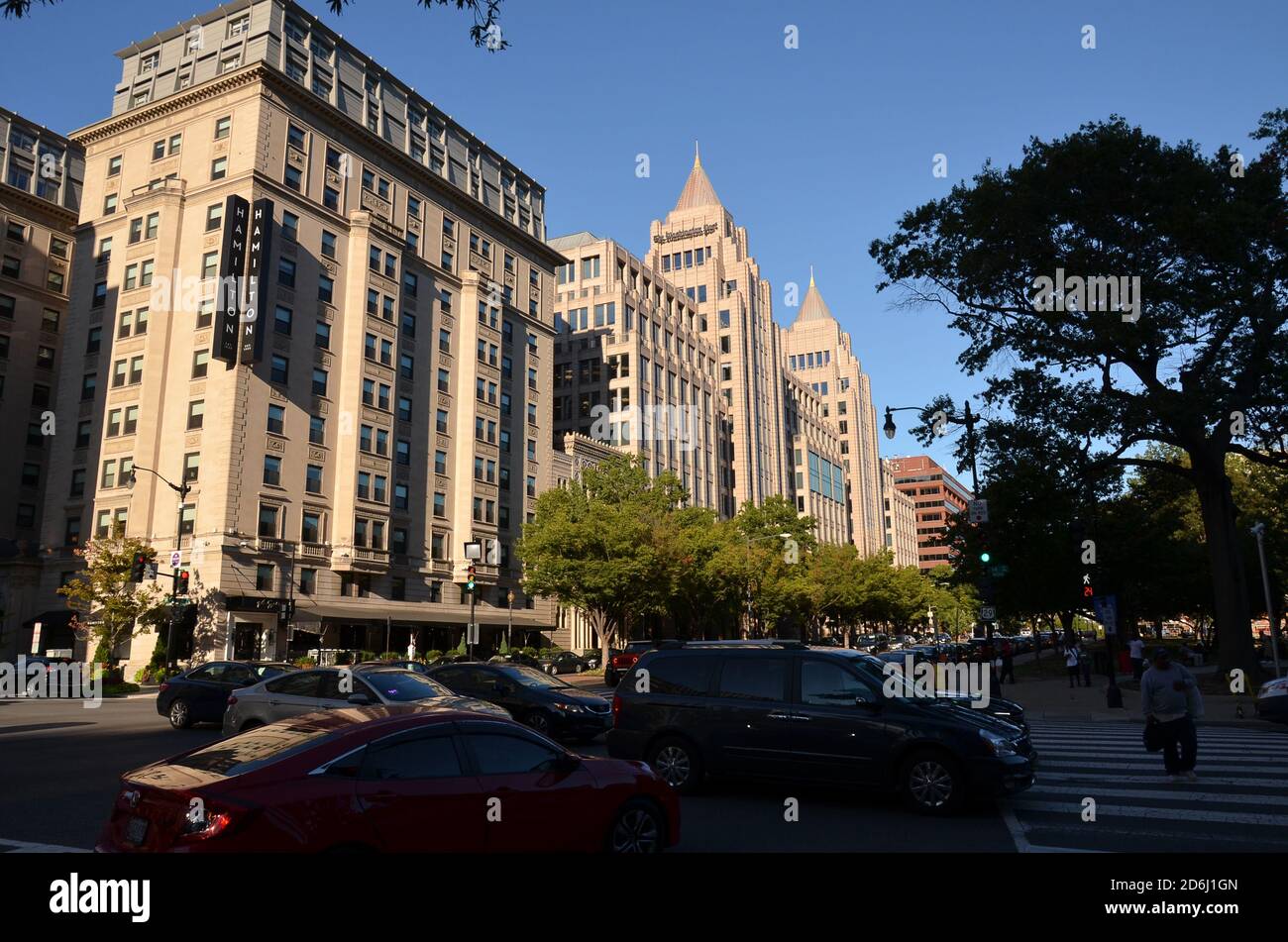 Washington DC traffic on the roads Stock Photo - Alamy